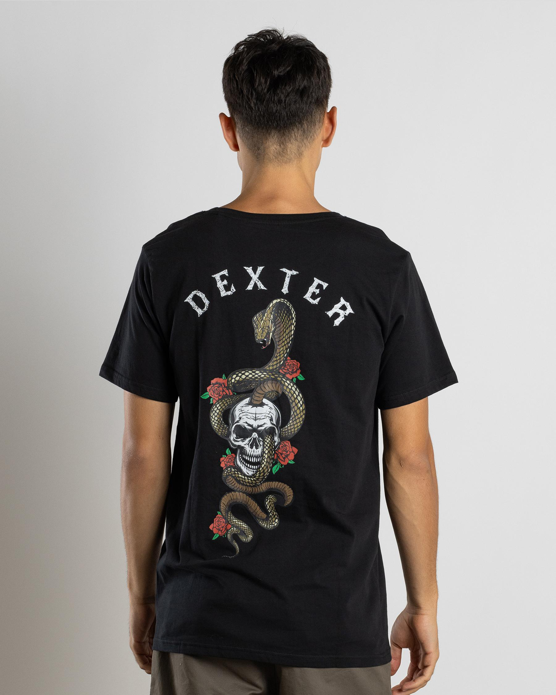 Shop Dexter Engulf T-Shirt In Black - Fast Shipping & Easy Returns ...