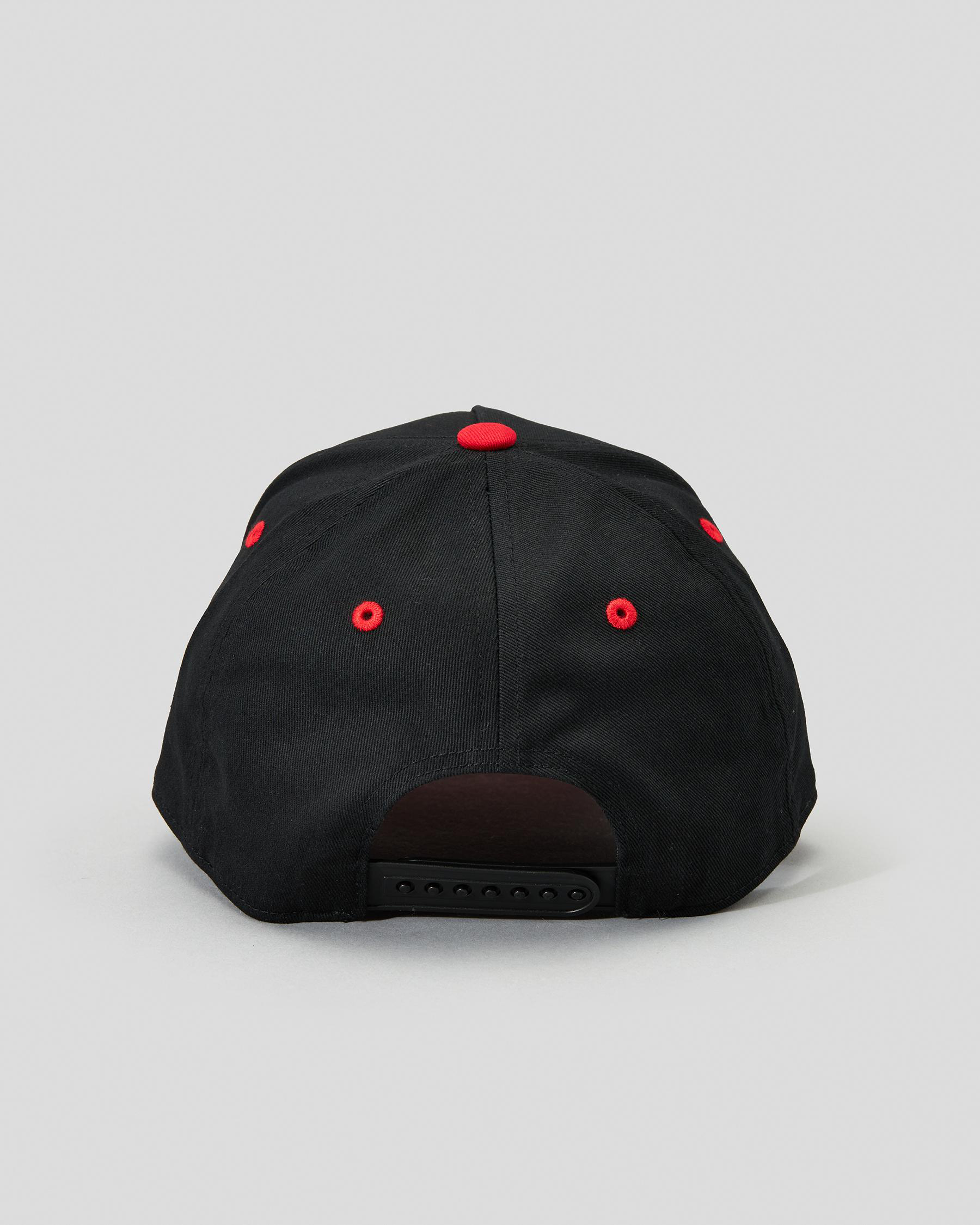 Shop adidas Kids' Cap In Black/better Scarlet - Fast Shipping & Easy ...