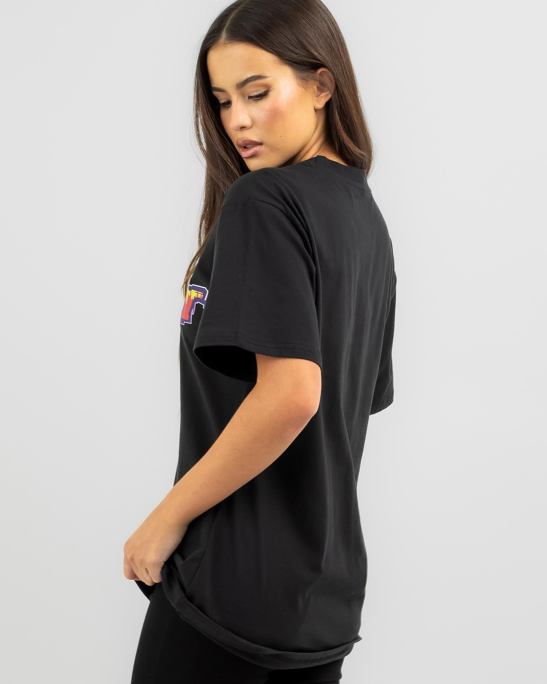 Shop Jetpilot Colour Vision T-Shirt In Black - Fast Shipping & Easy ...