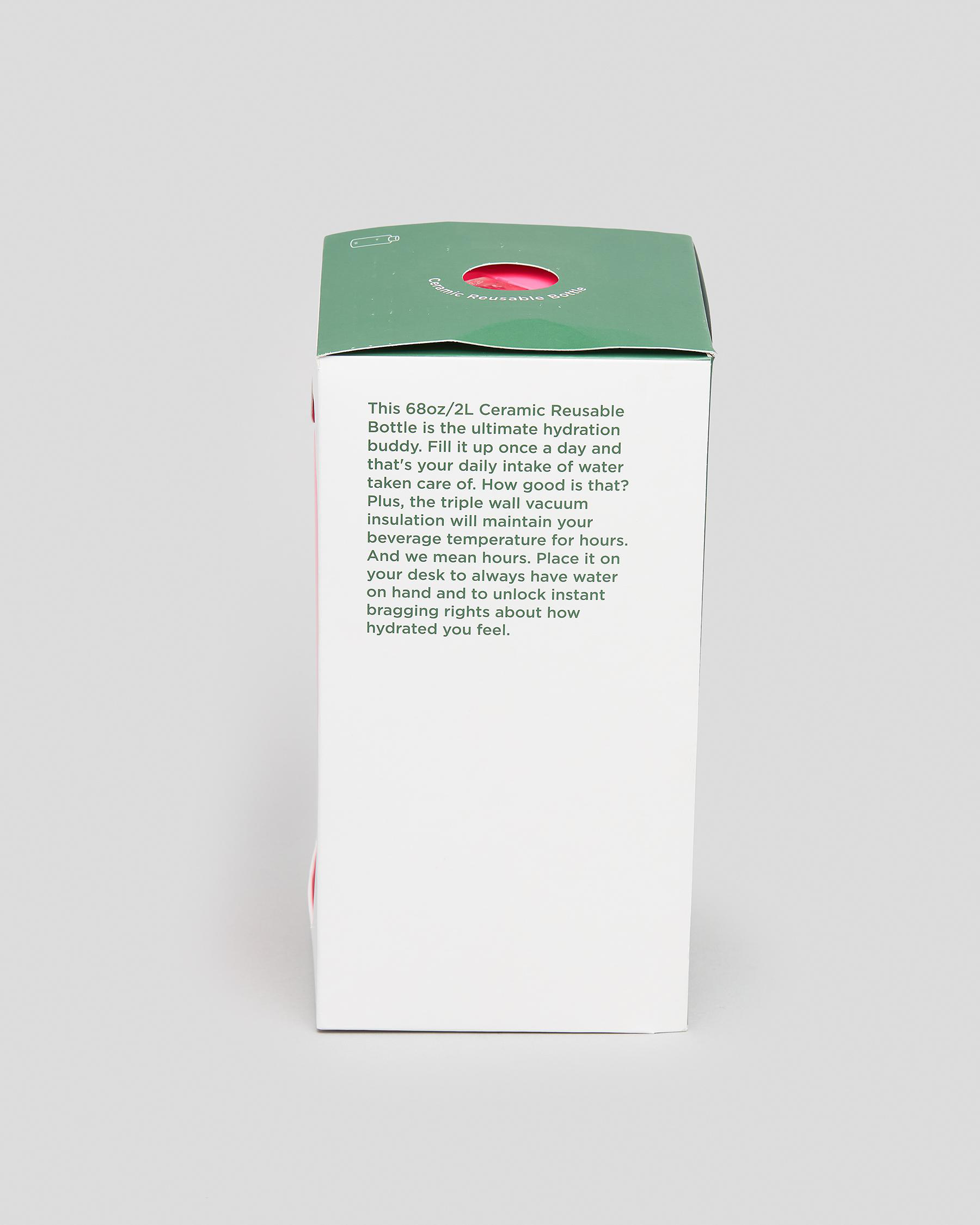 Shop Frank Green 68oz Reusable Bottle with Straw Lid In Neon Pink ...