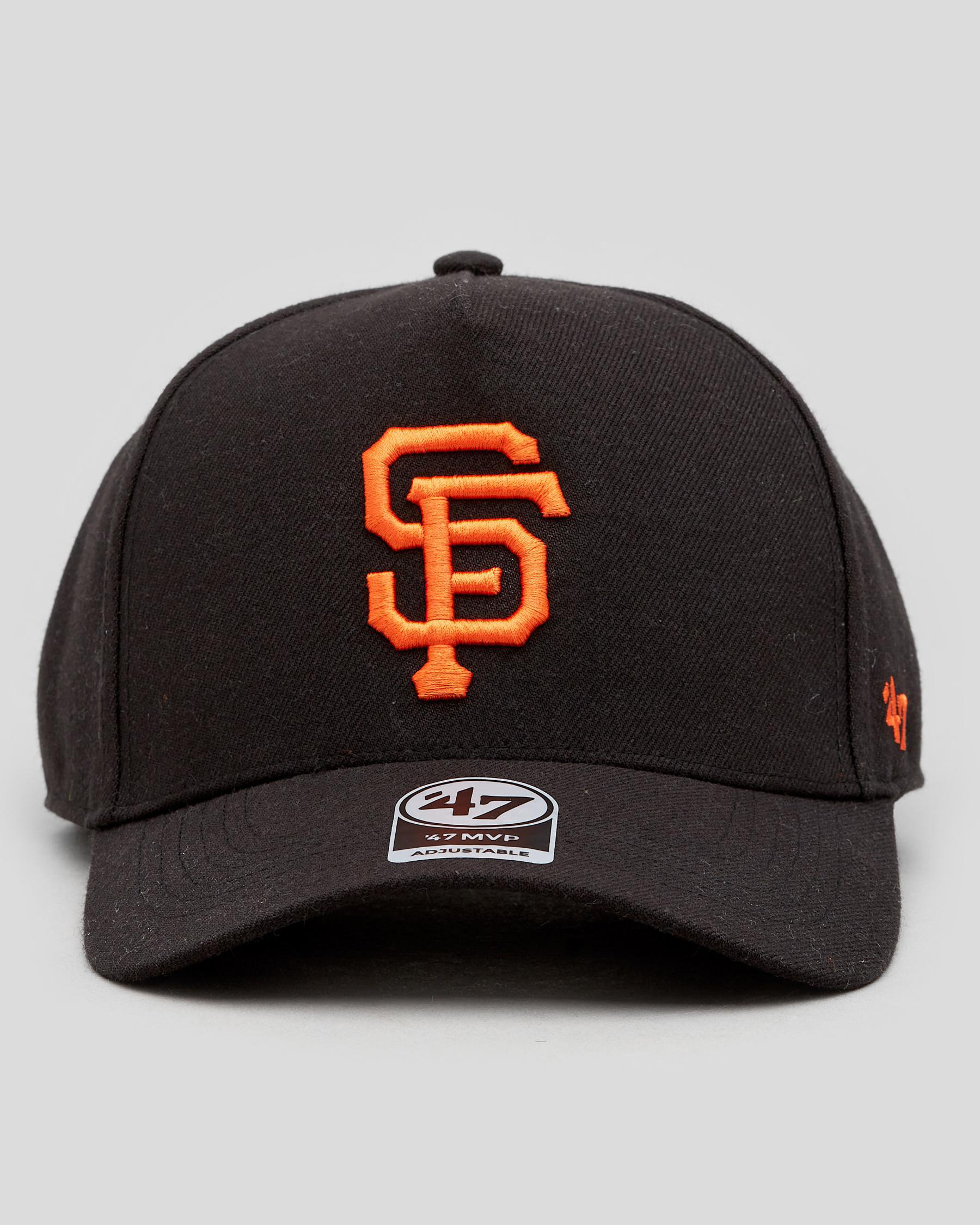 Shop Forty Seven SF Giants MVP Snapback Cap In Black - Fast Shipping ...