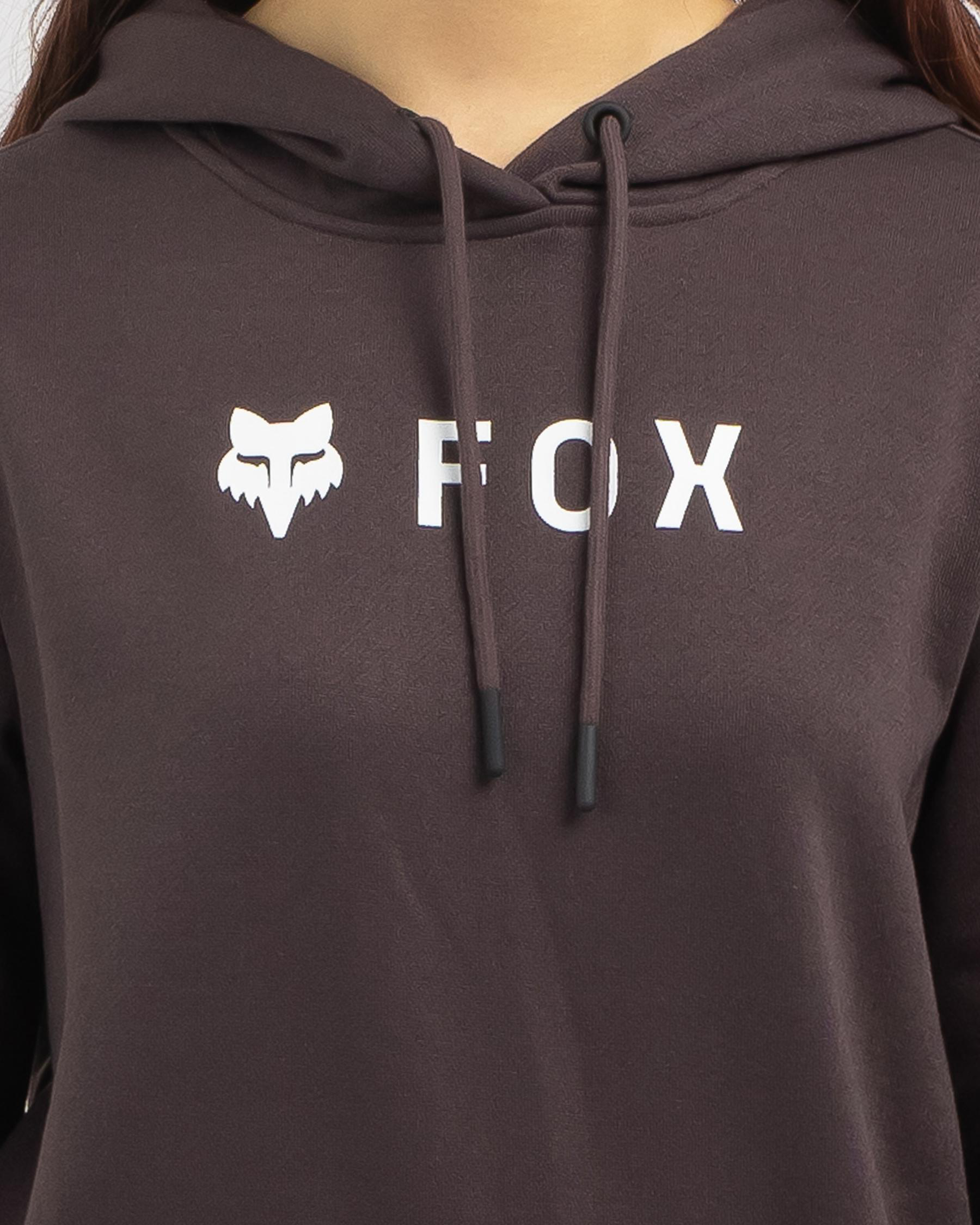 Shop Fox Withered Fleece Pullover Hoodie In Magnet - Fast Shipping ...