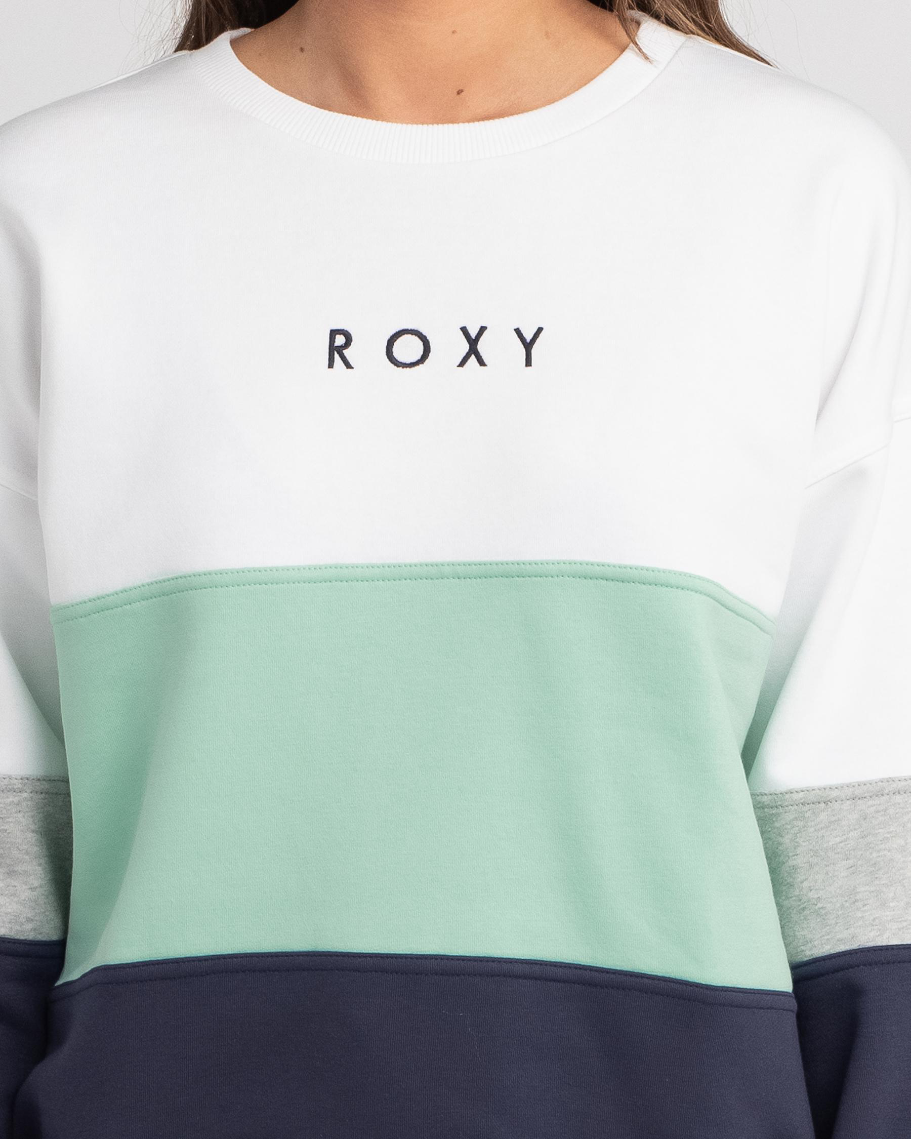 Roxy In The Moonlight Crewneck Sweatshirt In Mood Indigo - FREE ...