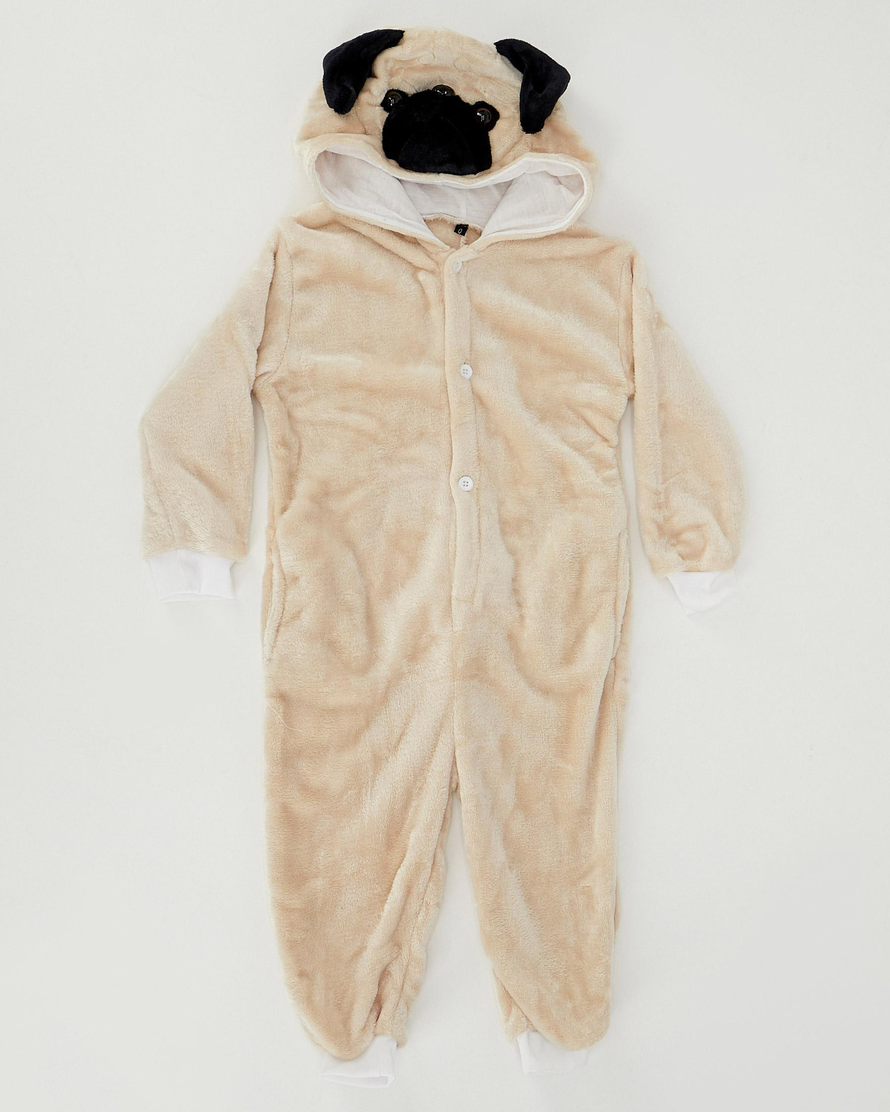 Shop Get It Now Toddlers' Pug Onesie In Brown - Fast Shipping & Easy ...
