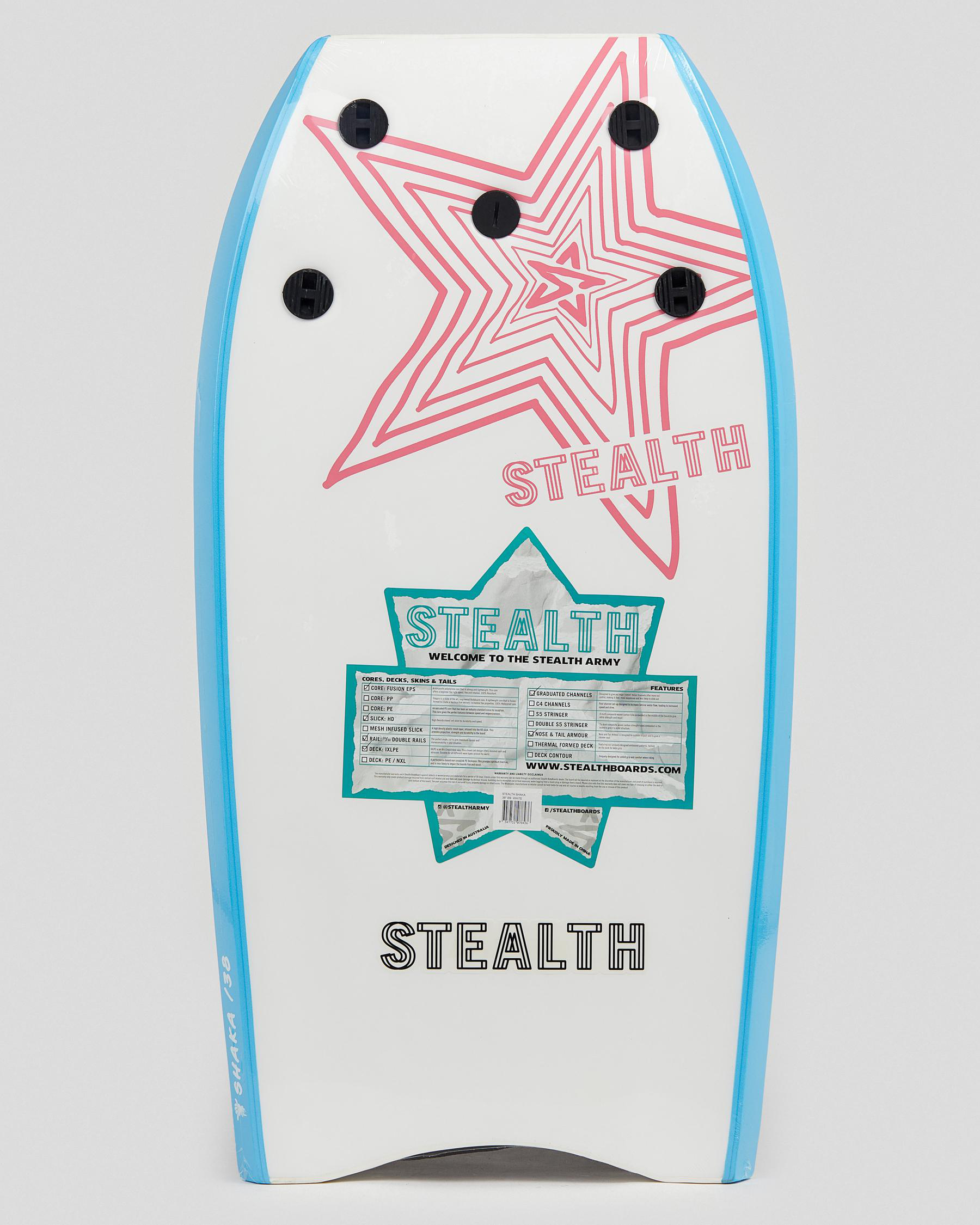 Shop Nalu Bodyboards Shaka 38" Bodyboard In White - Fast Shipping ...