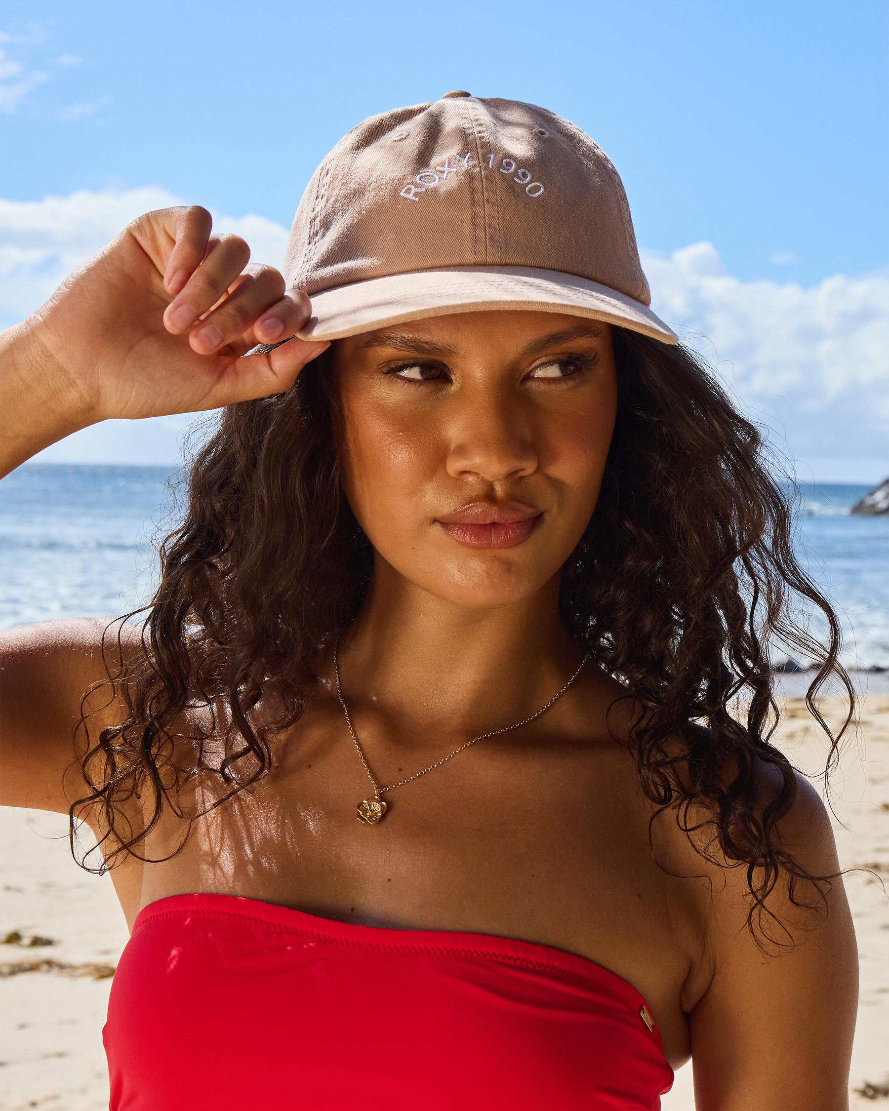 Shop Roxy Toadstool Cap In Warm Taupe - Fast Shipping & Easy Returns - City Beach Australia