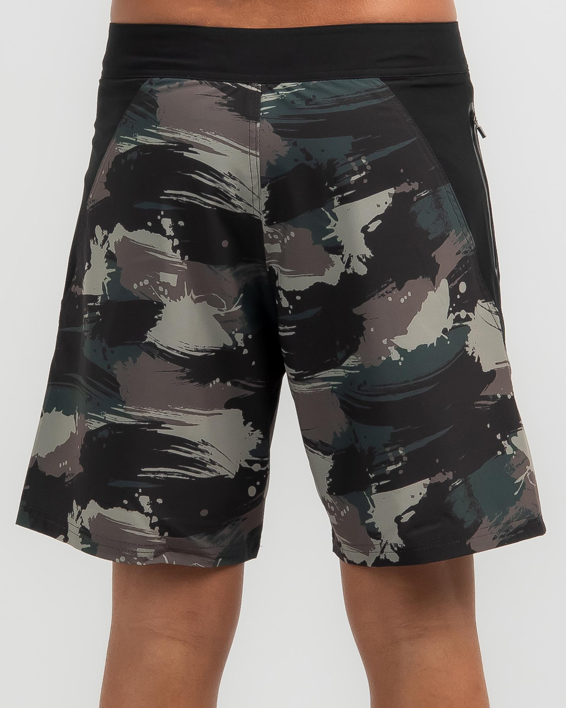 Shop Unit Sarge 19" Board Shorts In Camo - Fast Shipping & Easy Returns ...