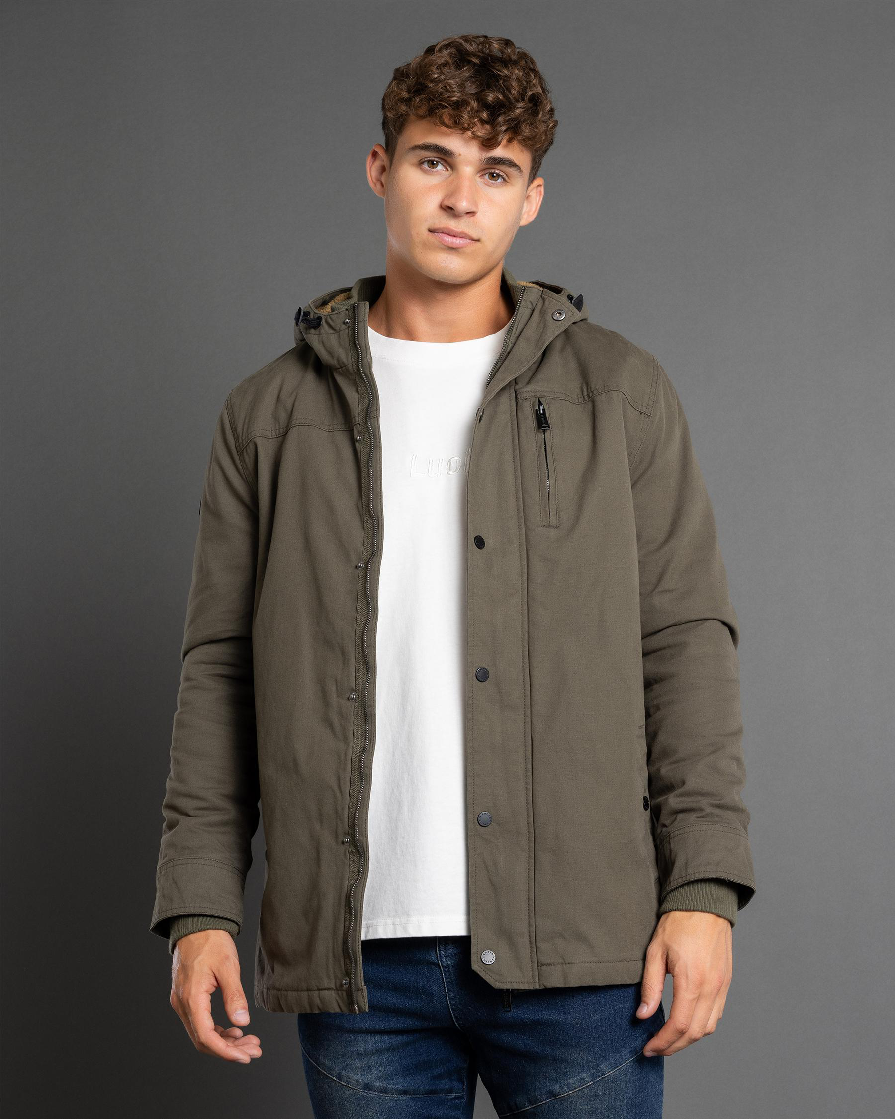 Lucid Celestial Jacket In Olive - FREE* Shipping & Easy Returns - City ...