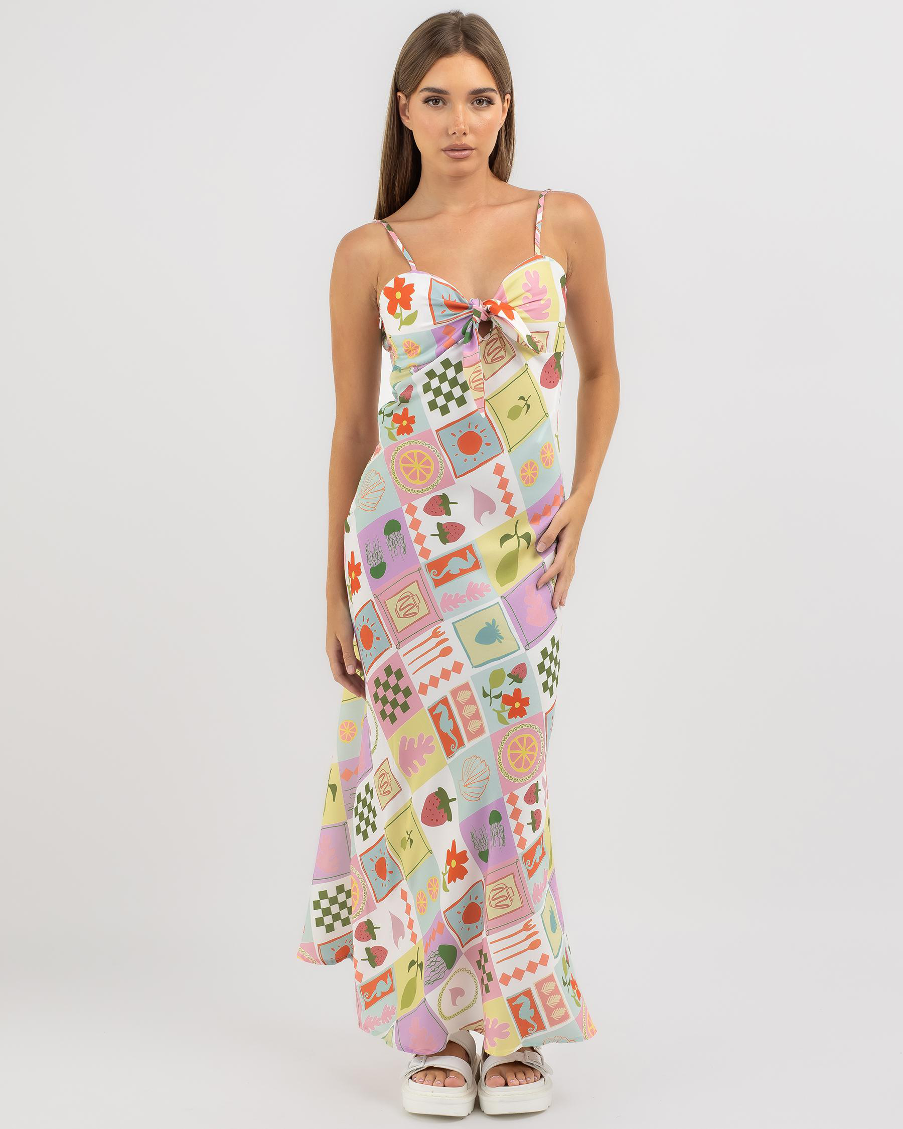 Shop Alive Girl Soraya Maxi Dress In Multi - Fast Shipping & Easy Returns - City Beach Australia