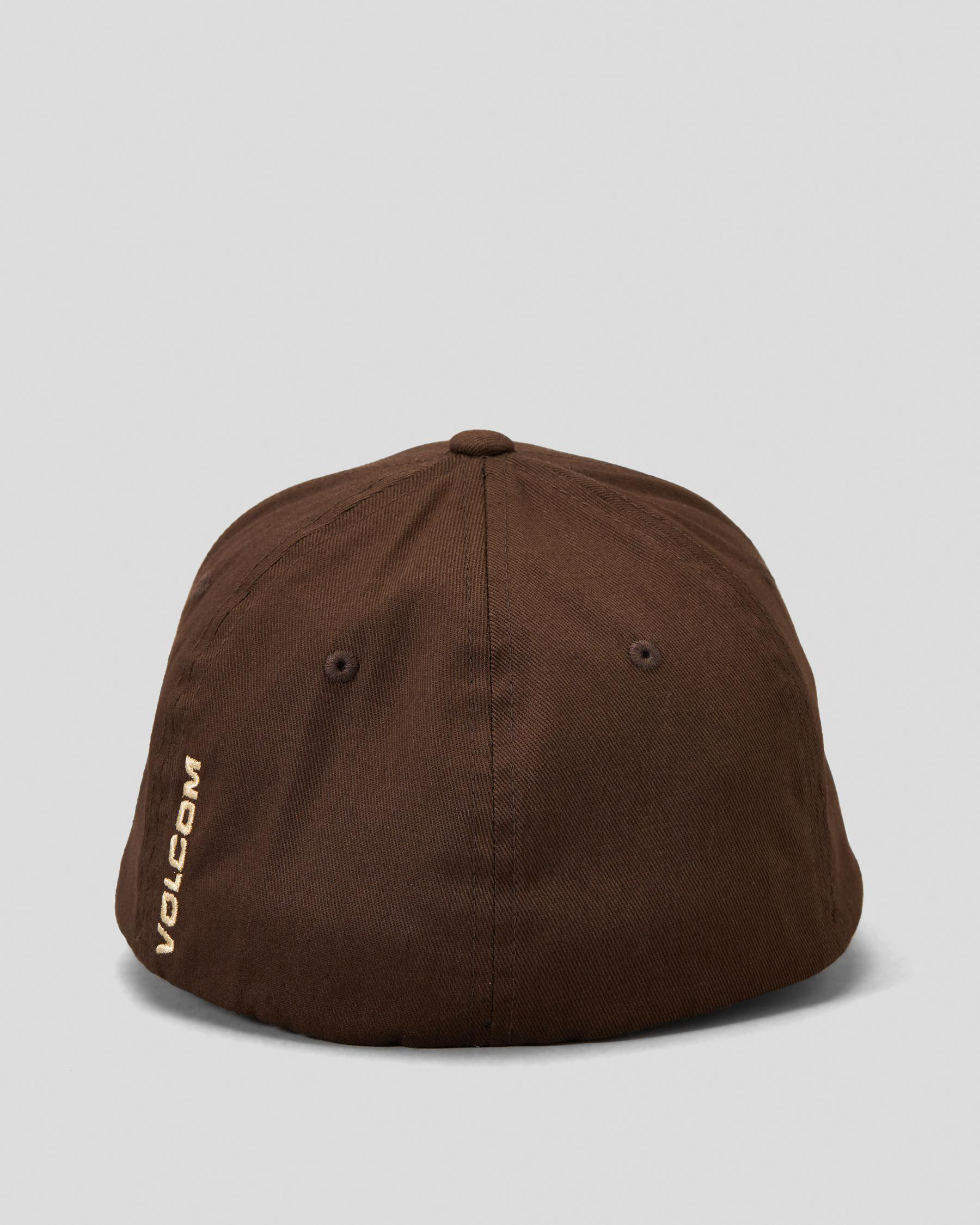 Shop Volcom Full Stone Flexfit Cap In Mud - Fast Shipping & Easy ...