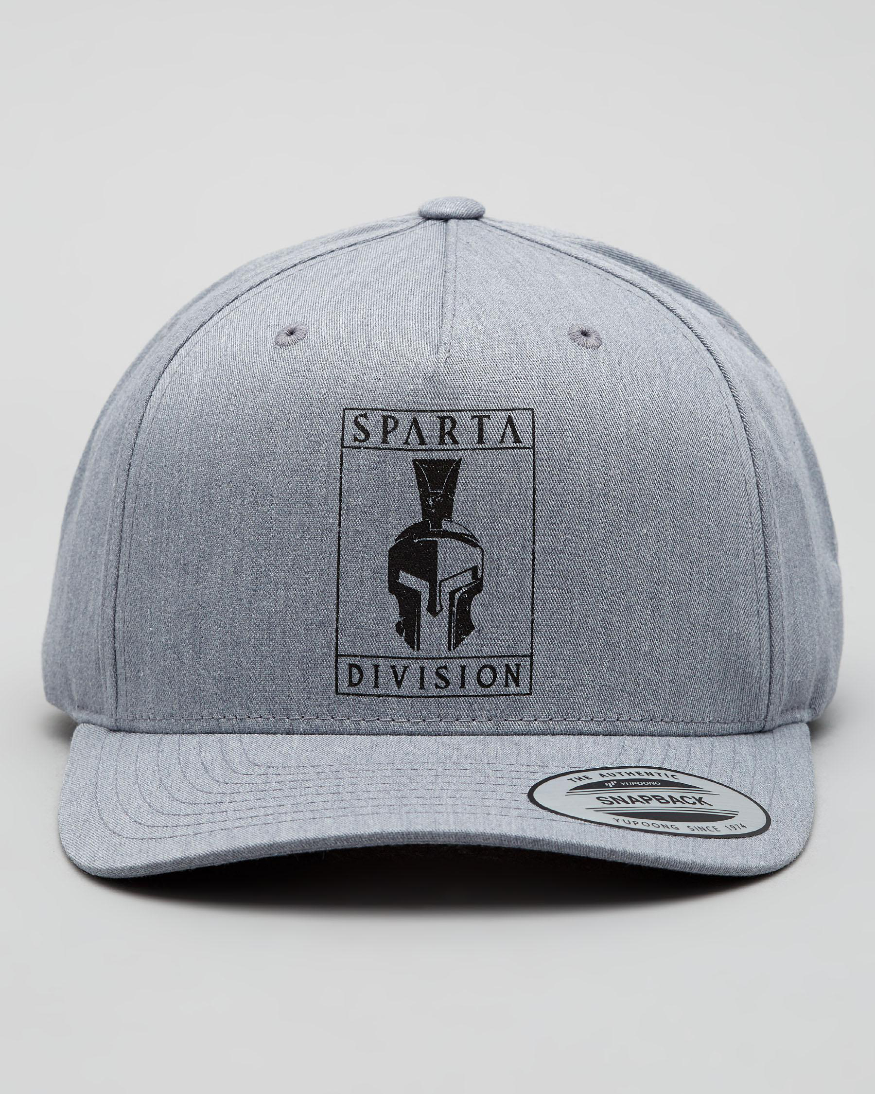 Shop Sparta Infamous Snapback Cap In Grey Heather - Fast Shipping ...