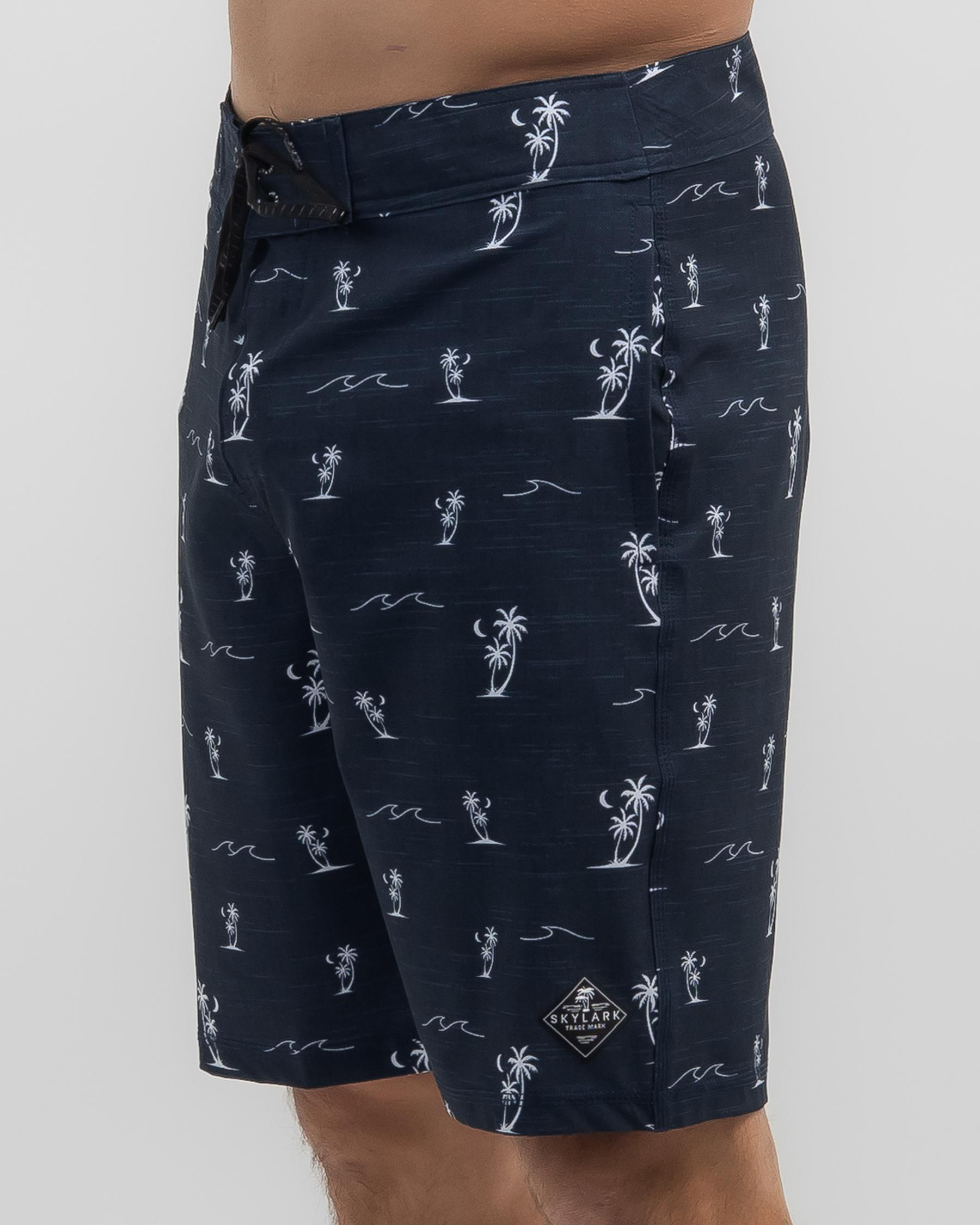 Shop Skylark Seclusion Board Shorts In Navy - Fast Shipping & Easy ...