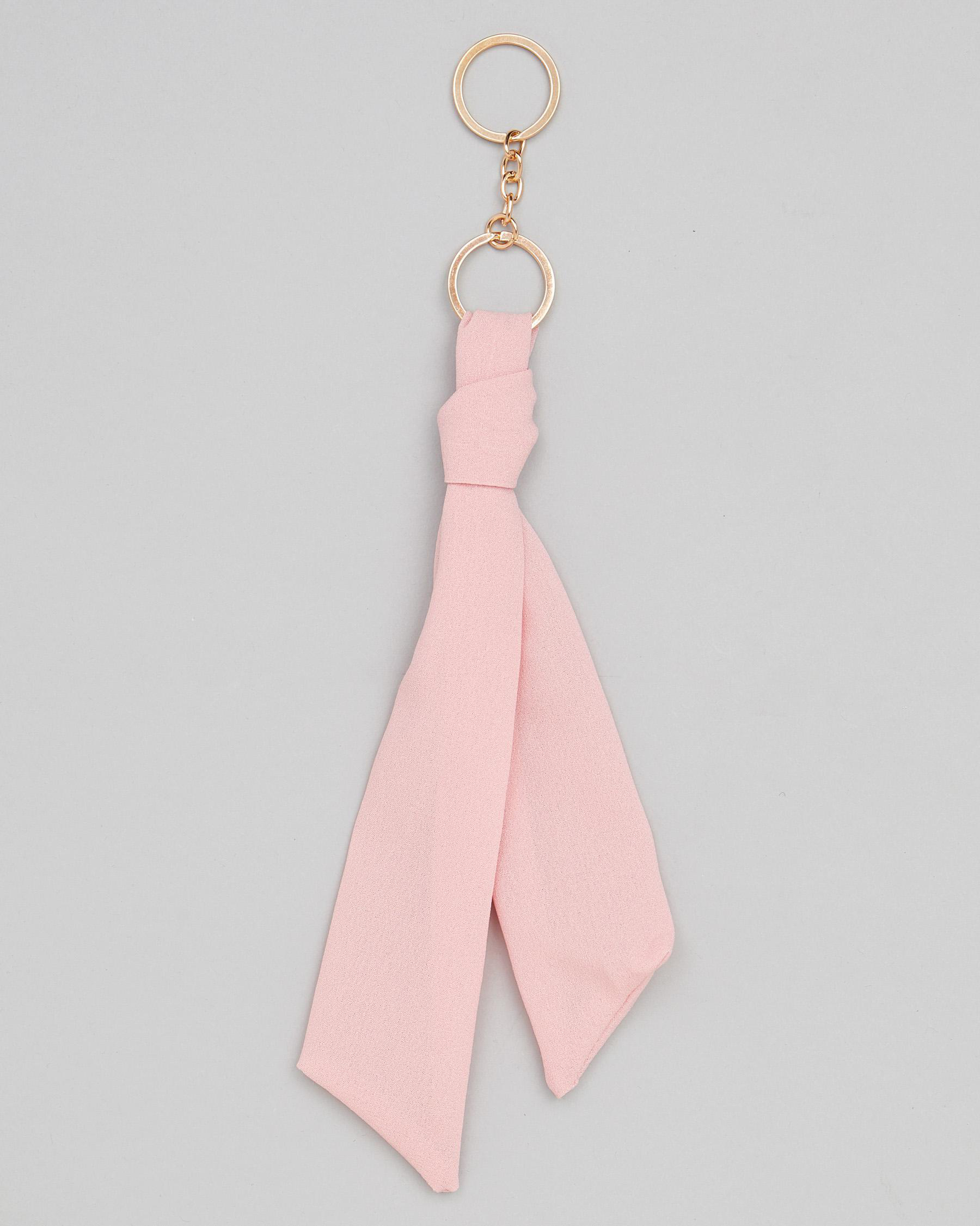 Shop Karyn In LA Scarf Keyring In Blush - Fast Shipping & Easy Returns ...
