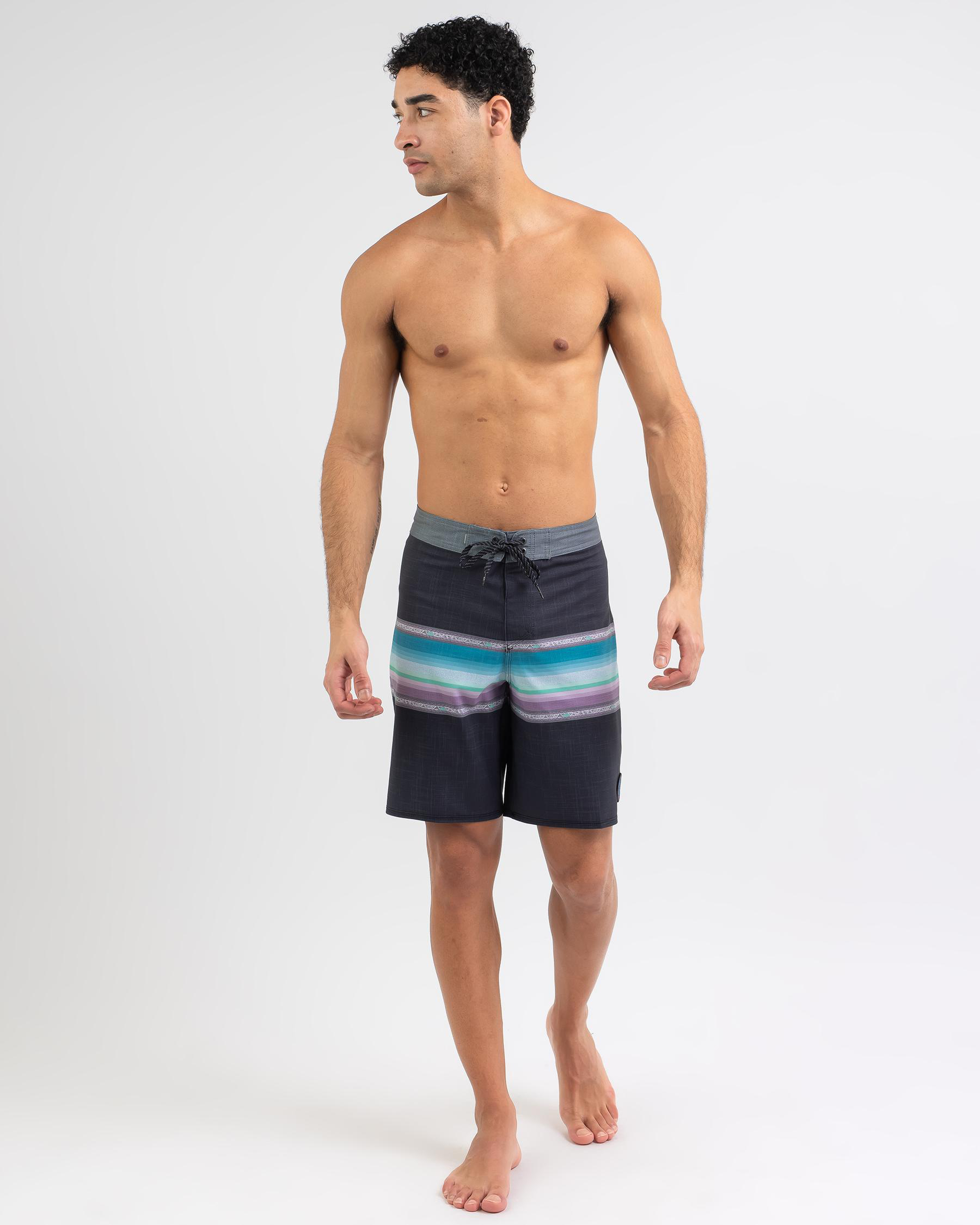 Shop Quiksilver Surfsilk Sun Faded Board Shorts In Black - Fast ...