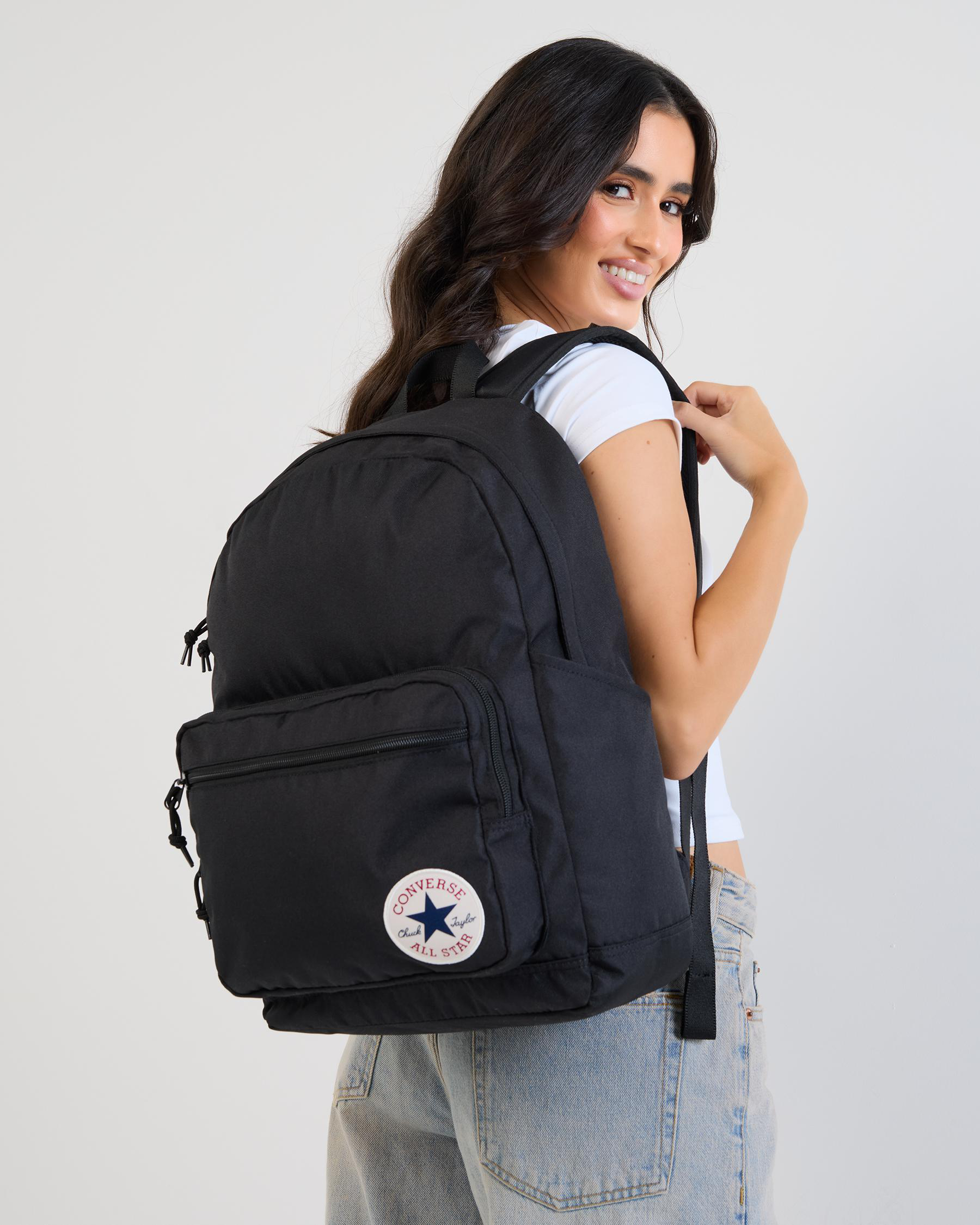 Converse Go 2 Backpack In Converse Black - FREE* Shipping & Easy ...
