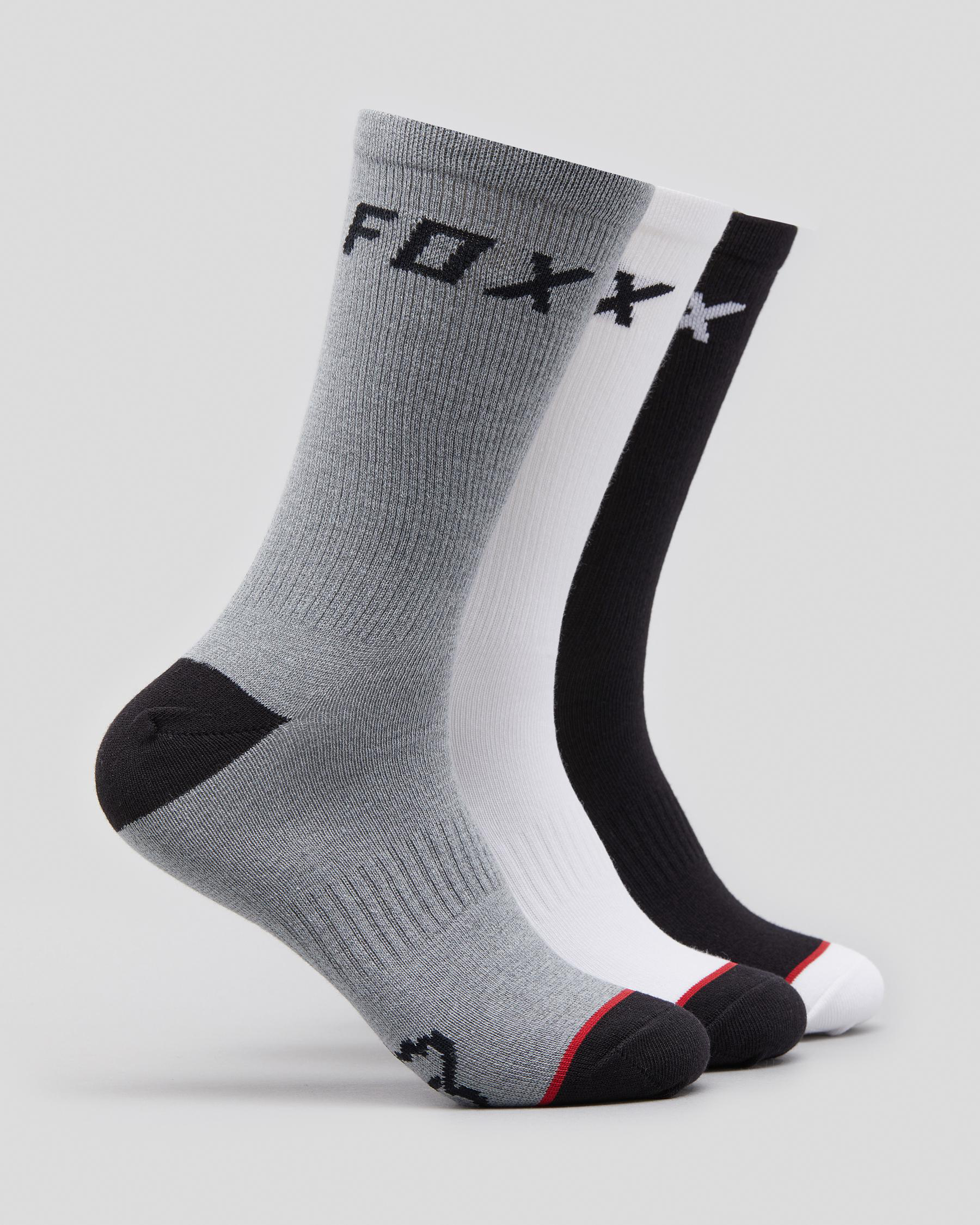 Shop Fox Crew Socks 3 Pack In Misc - Fast Shipping & Easy Returns ...