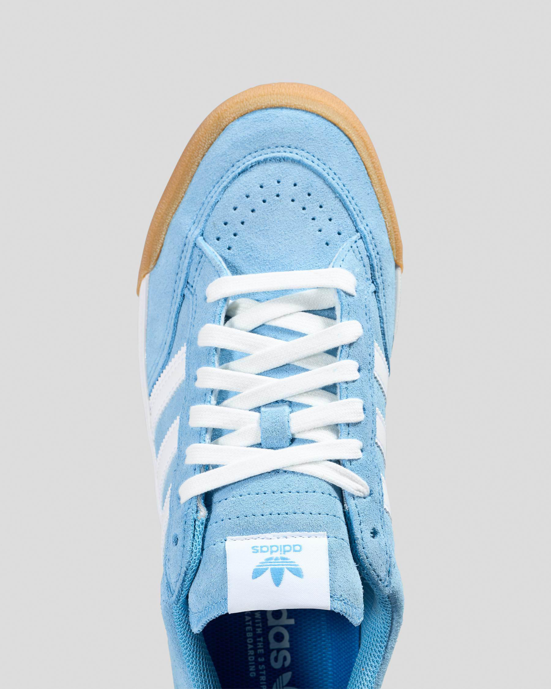 Shop adidas Womens Nora Shoes In Light Blue/ftwr White/gum 3 - Fast ...