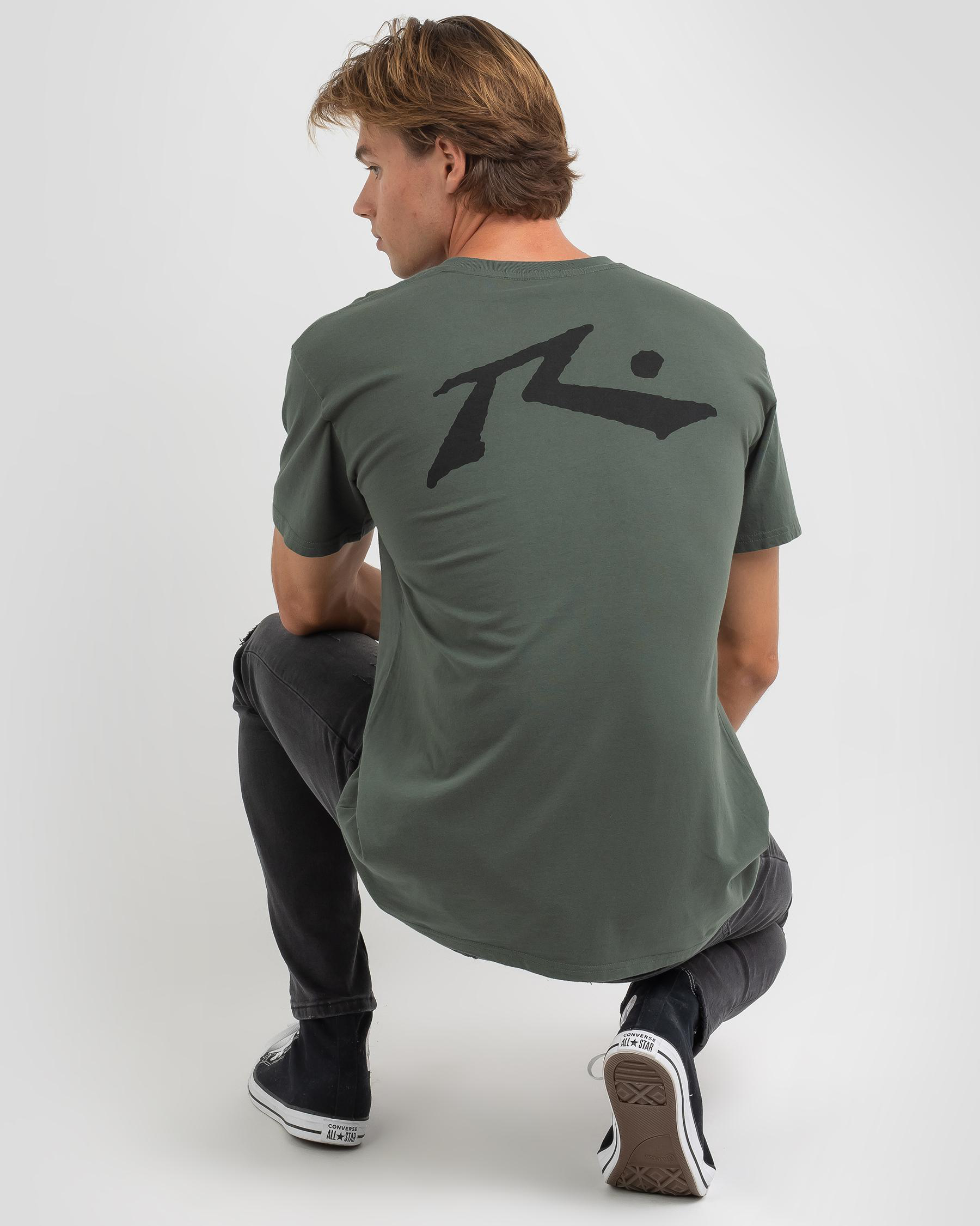Shop Rusty Competition T-Shirt In Shadow Army - Fast Shipping & Easy ...