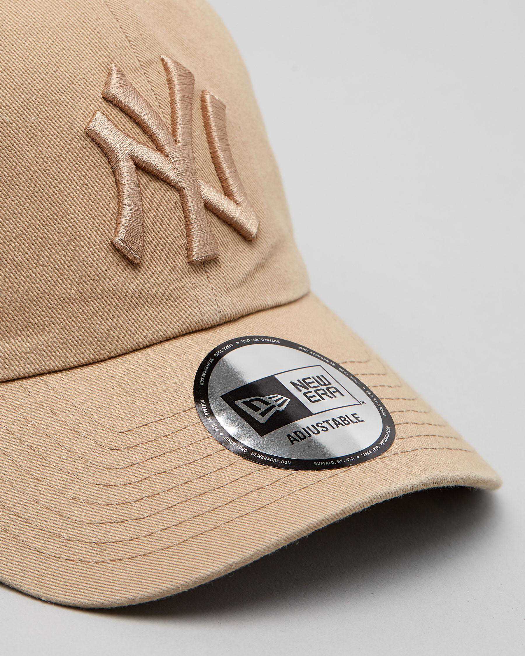 Shop New Era New York Yankees Pastels Strapback Cap In Washed Camel ...