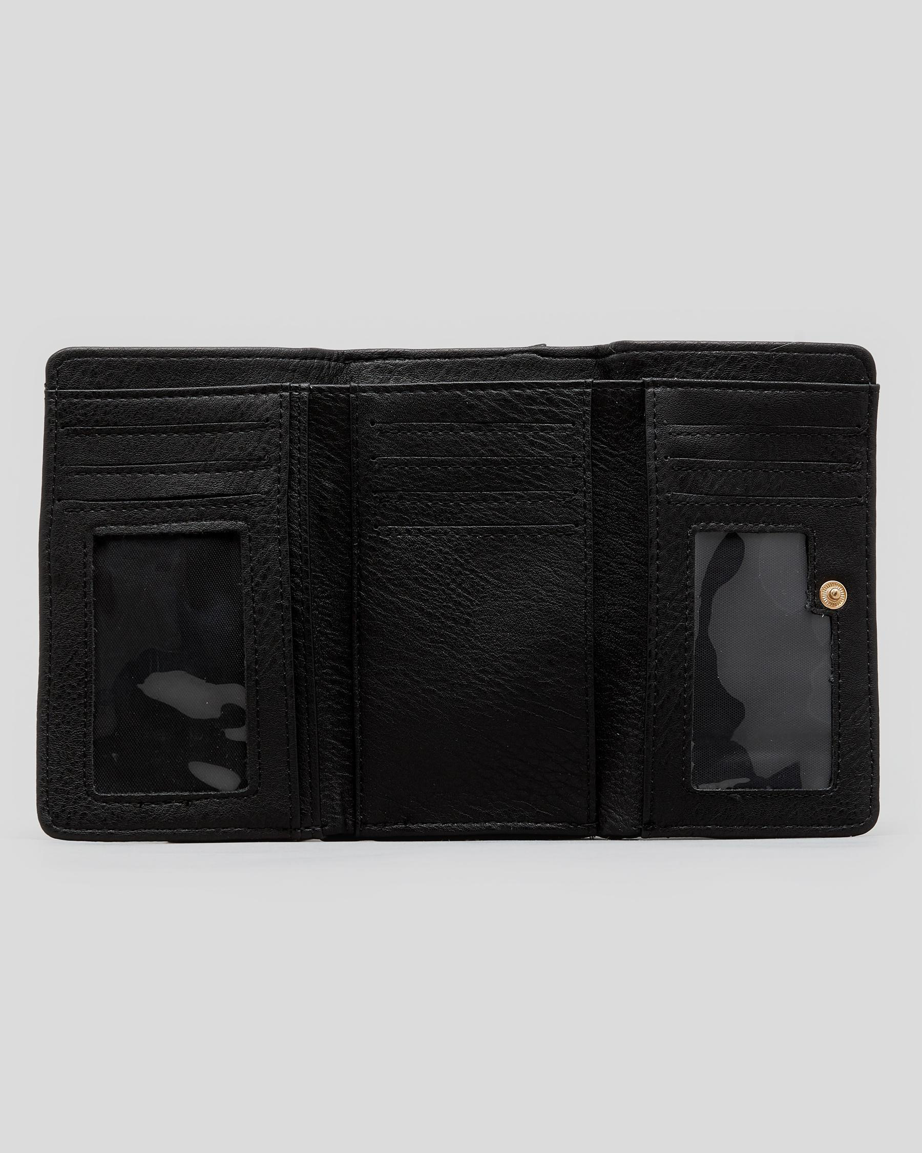 Shop Roxy Crazy Diamond Wallet In Anthracite - Fast Shipping & Easy ...