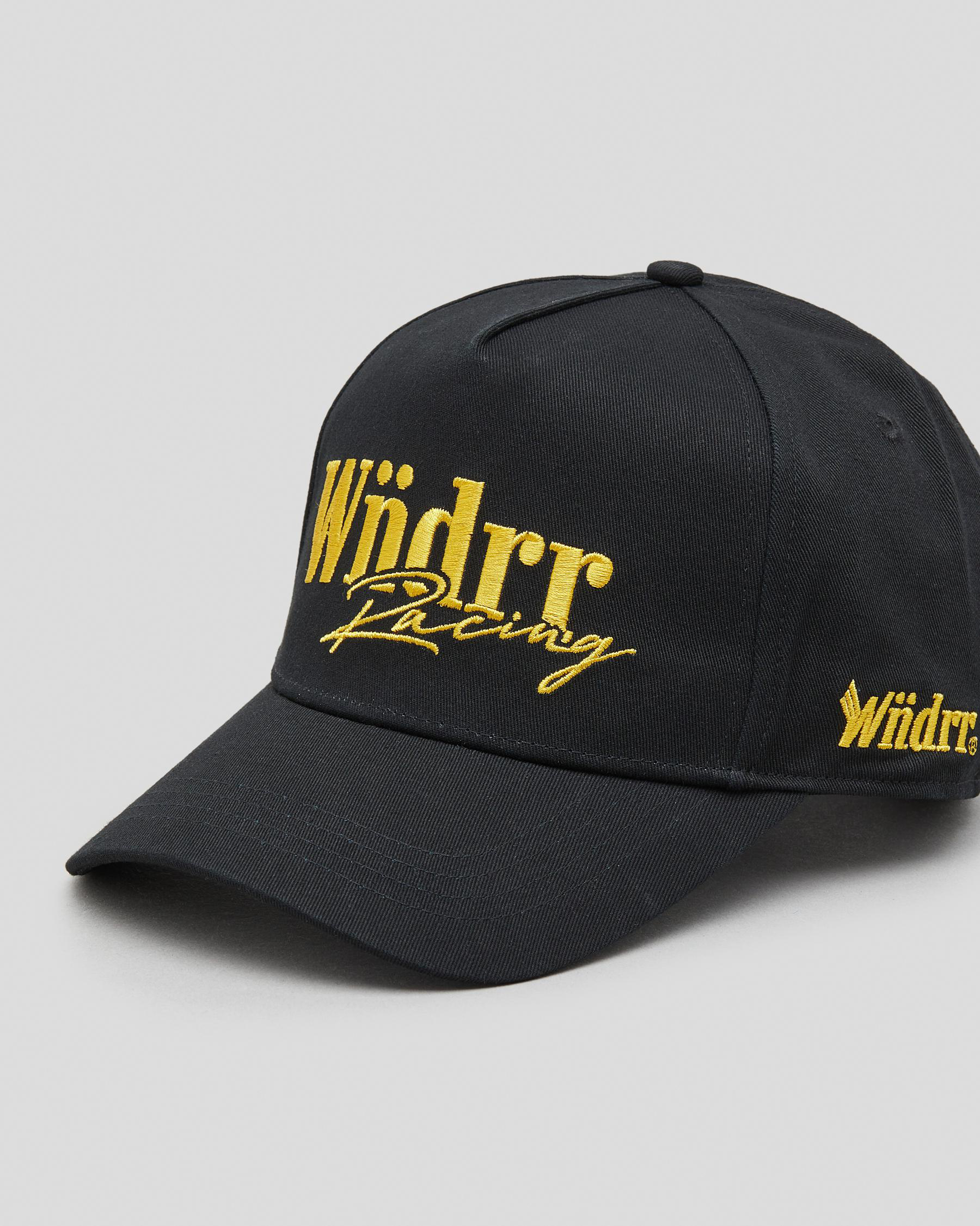 Shop Wndrr Pit Lane High Rise Cap In Black - Fast Shipping & Easy ...