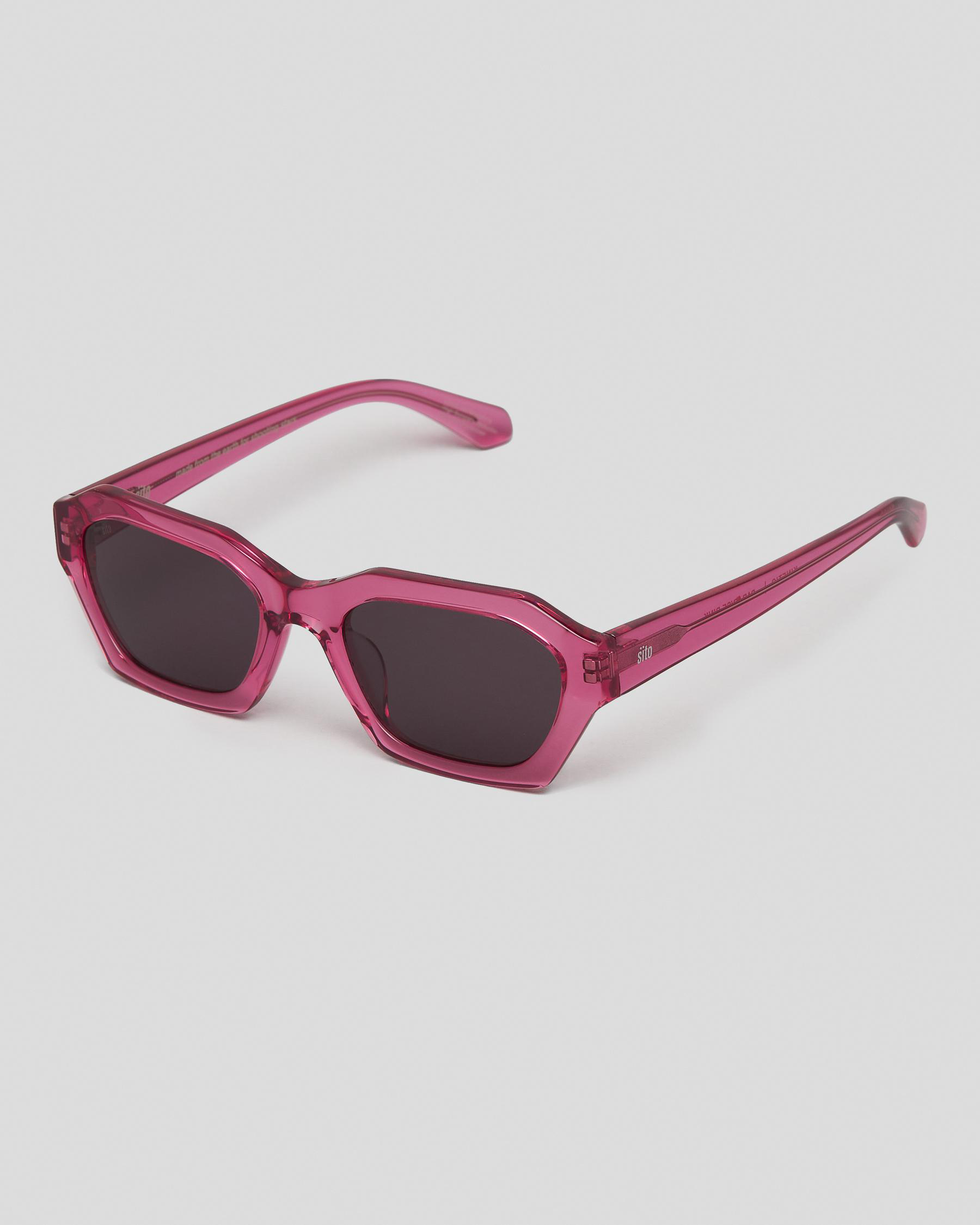 Shop Sito Kinetic Sunglasses In Paradise Pink/smokey Grey - Fast ...
