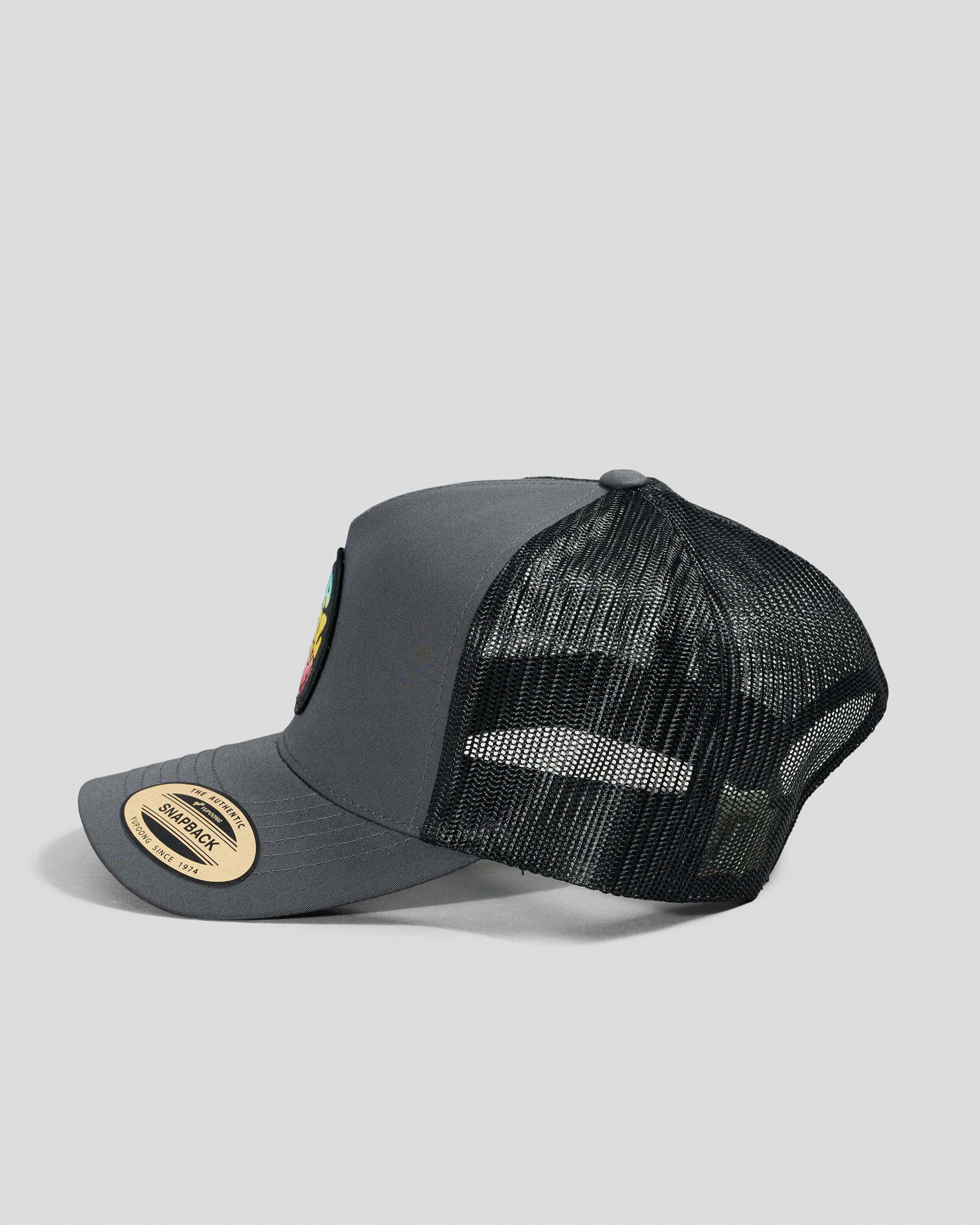 Rip Curl Wetsuit Icon Trucker Cap In Washed Black - FREE* Shipping ...