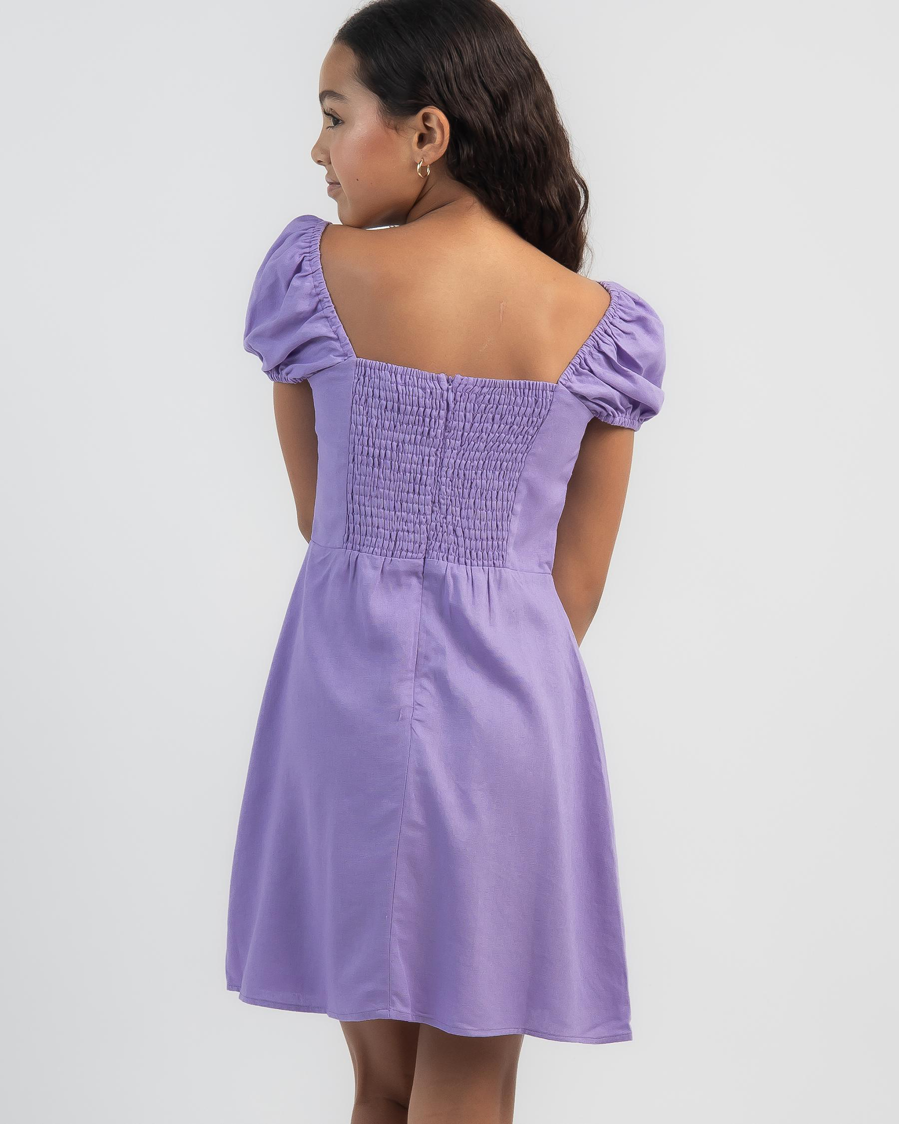 Shop Ava And Ever Girls' Reggie Dress In Lilac - Fast Shipping & Easy ...