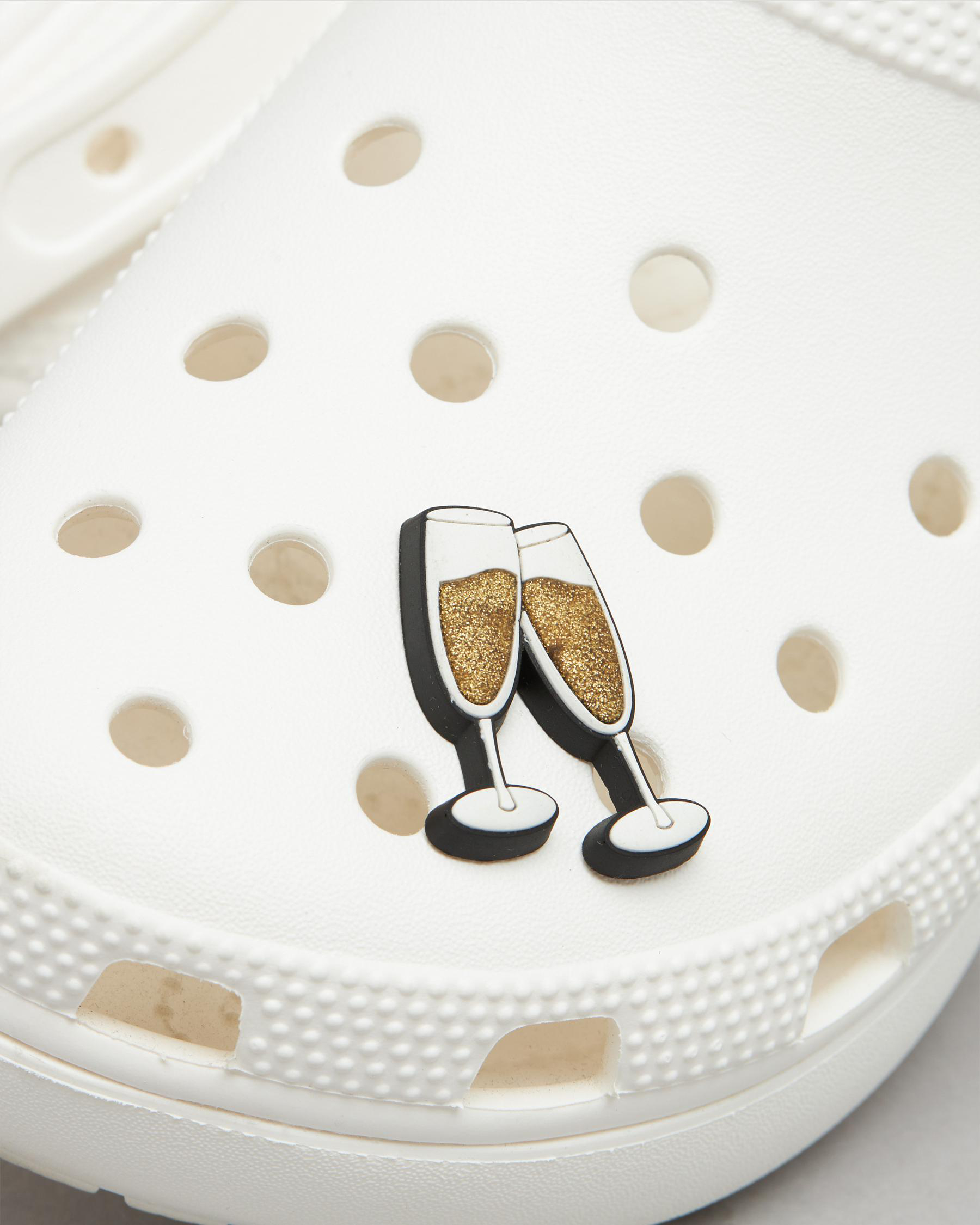 Shop Crocs Champagne Cheers Jibbitz In Multi - Fast Shipping & Easy ...