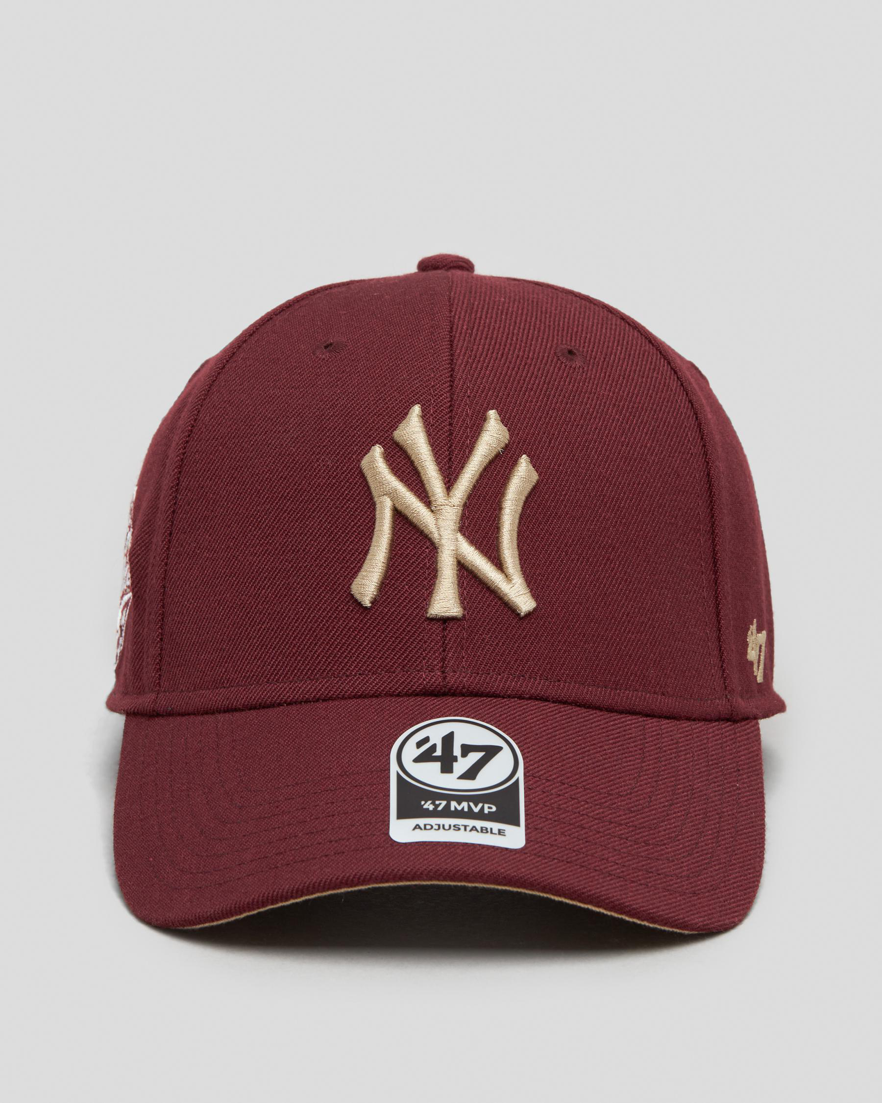 Shop Forty Seven New York Yankees Sure Shot Snapback 47 MVP Cap In Dark ...