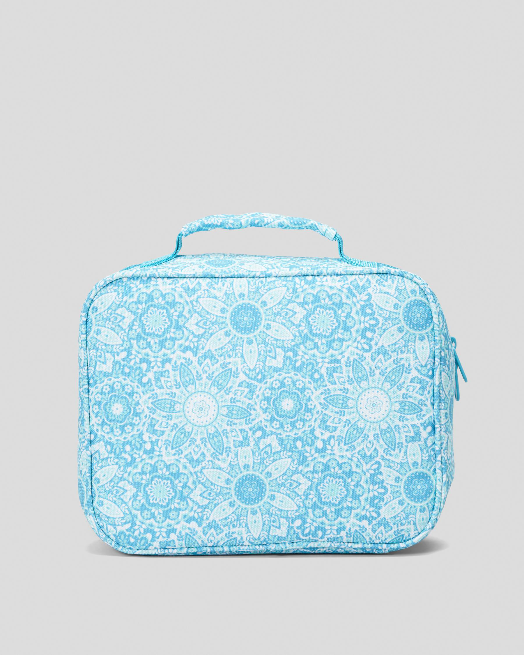 Shop Mooloola Helu Square Lunch Box In Blue - Fast Shipping & Easy ...