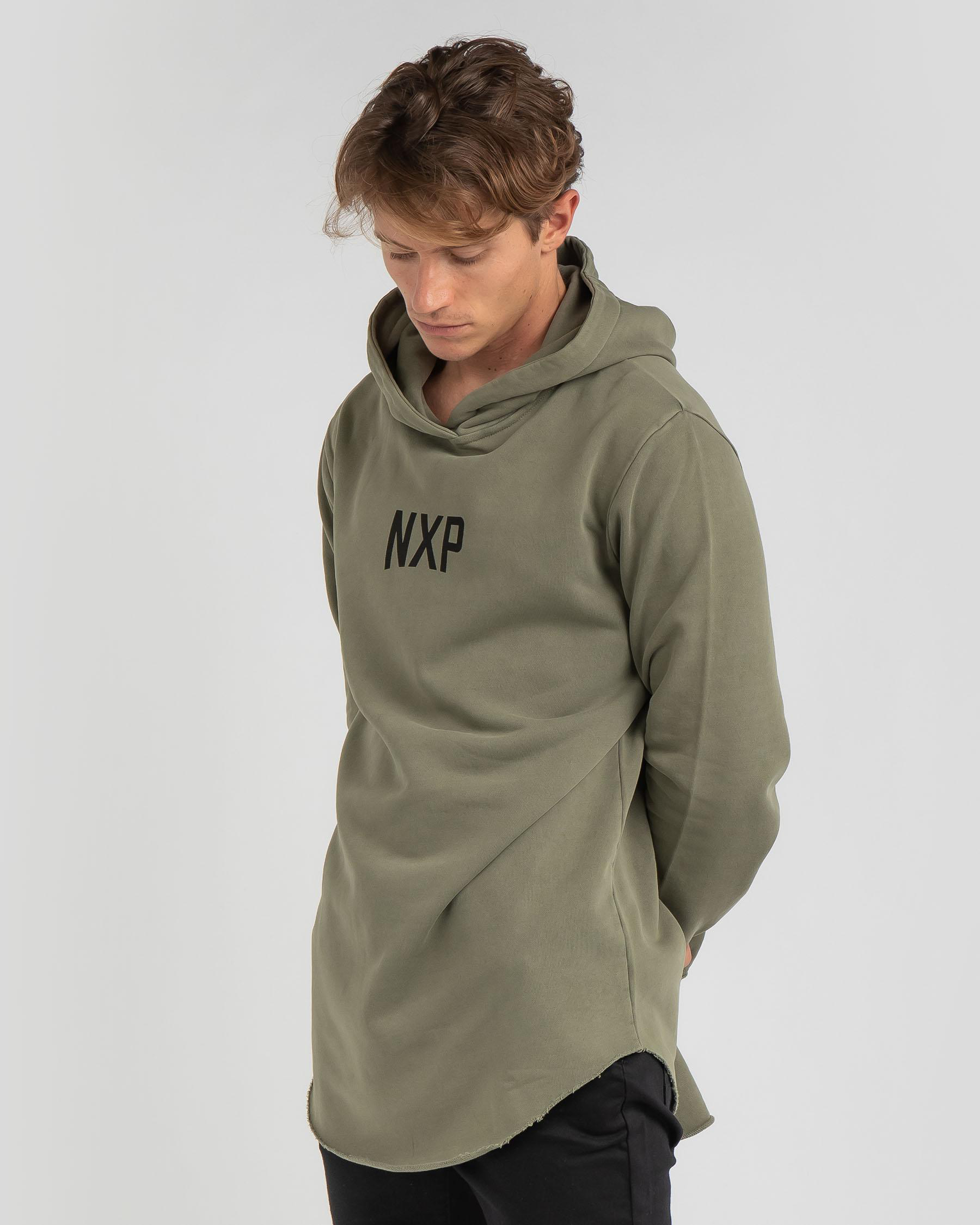 Shop Nena & Pasadena Sins Forever Hoodie In Pigment Khaki - Fast ...