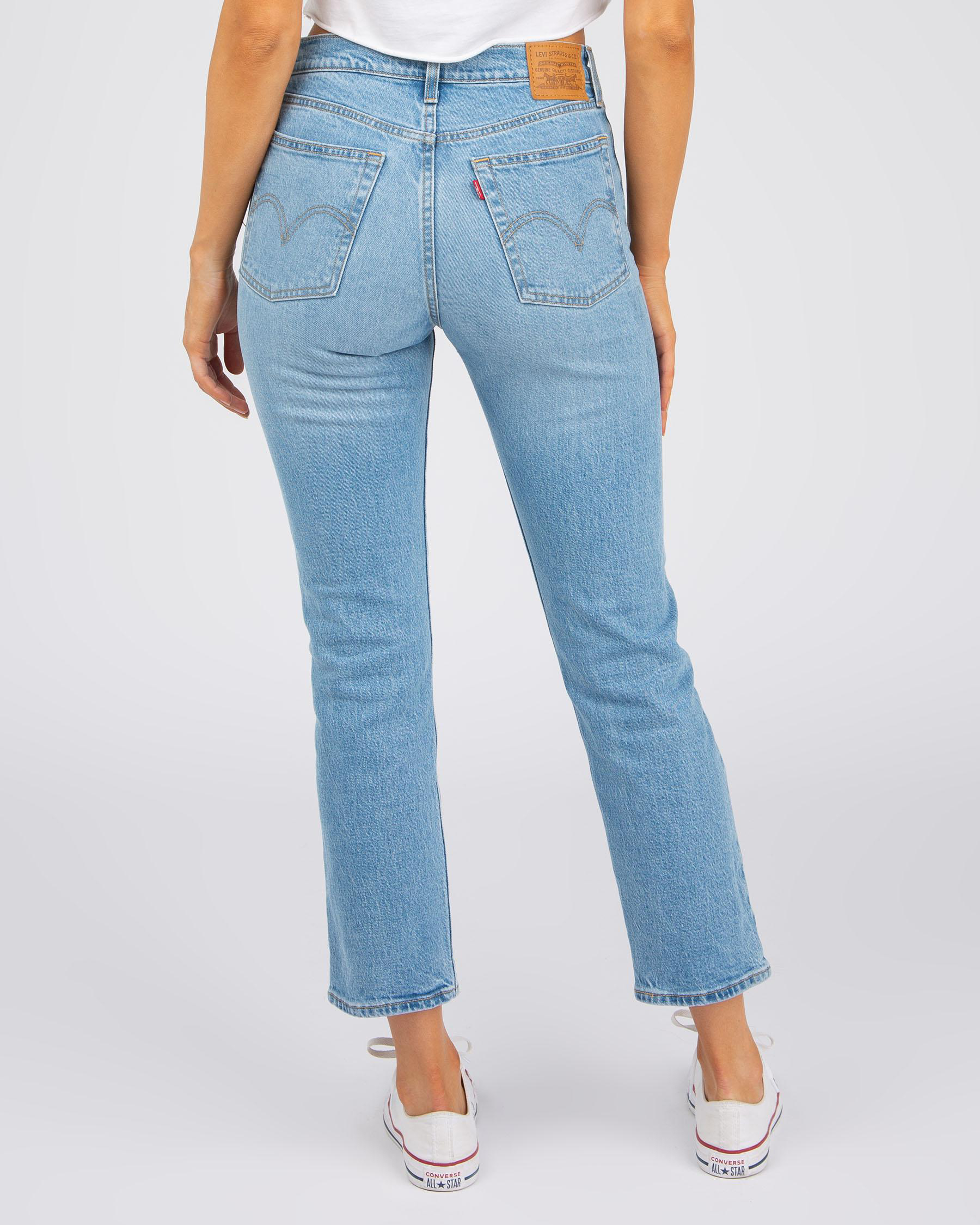 Shop Levi's Wedgie Straight Jeans In Tango Blue - Fast Shipping & Easy Returns - City Beach ...