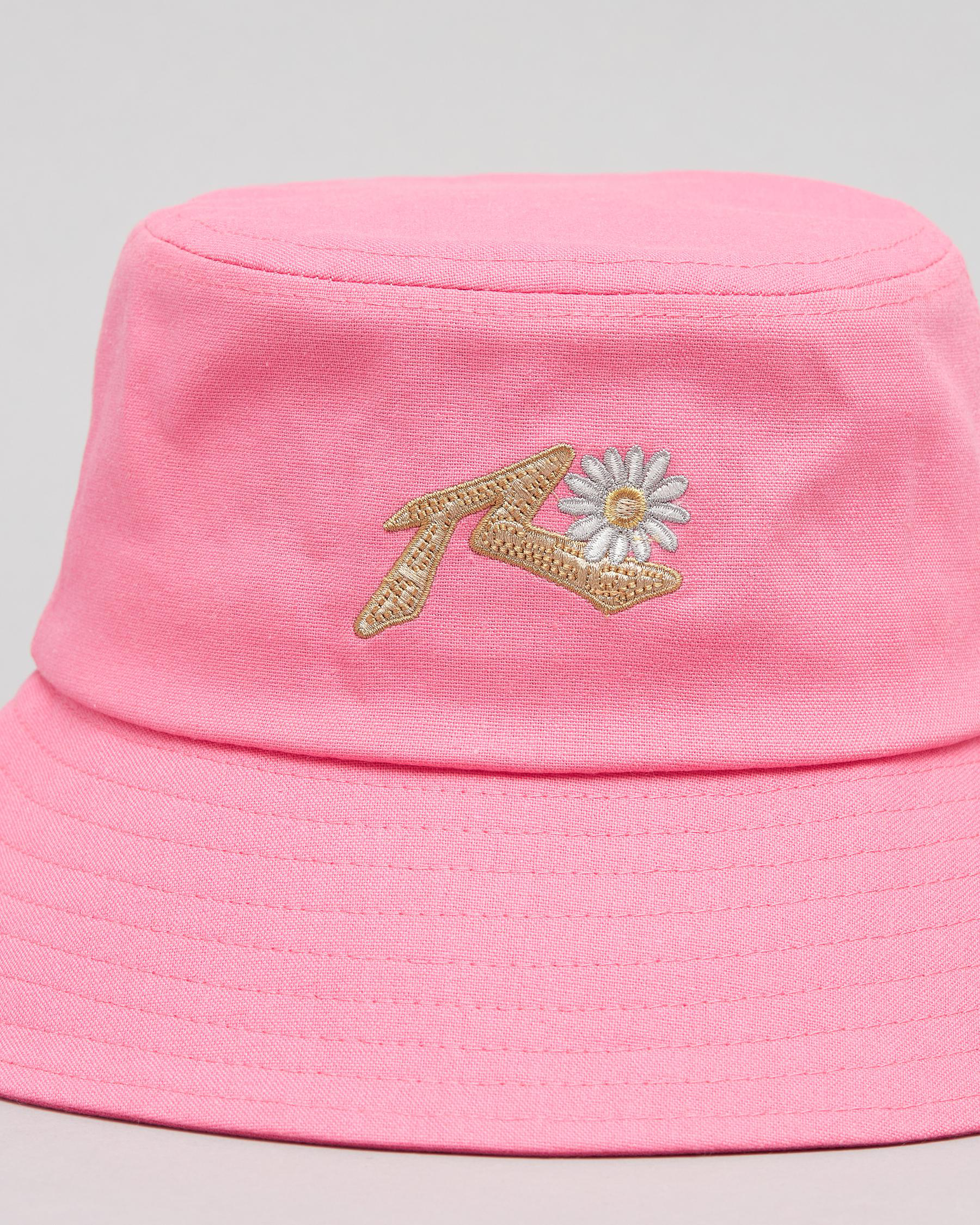 Shop Rusty Meadow Bucket Hat In Rose Bloom - Fast Shipping & Easy ...