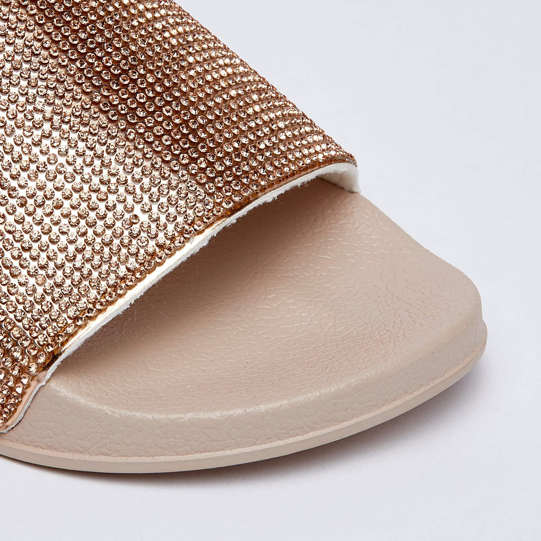 Ava And Ever Girls Jewel Slide Sandals In Rose Gold - FREE* Shipping ...