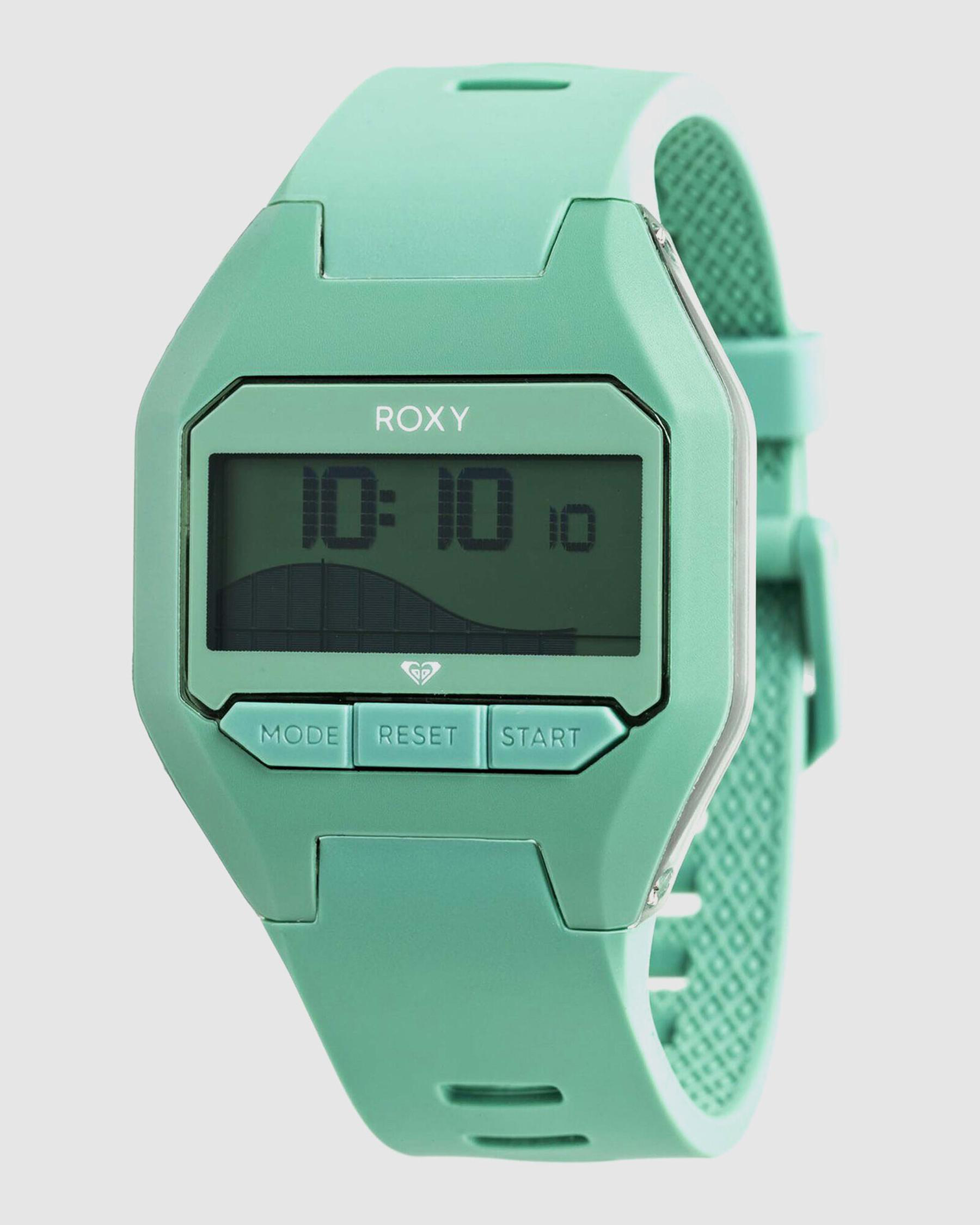Shop Roxy Slimtide Watch In Aqua - Fast Shipping & Easy Returns - City ...