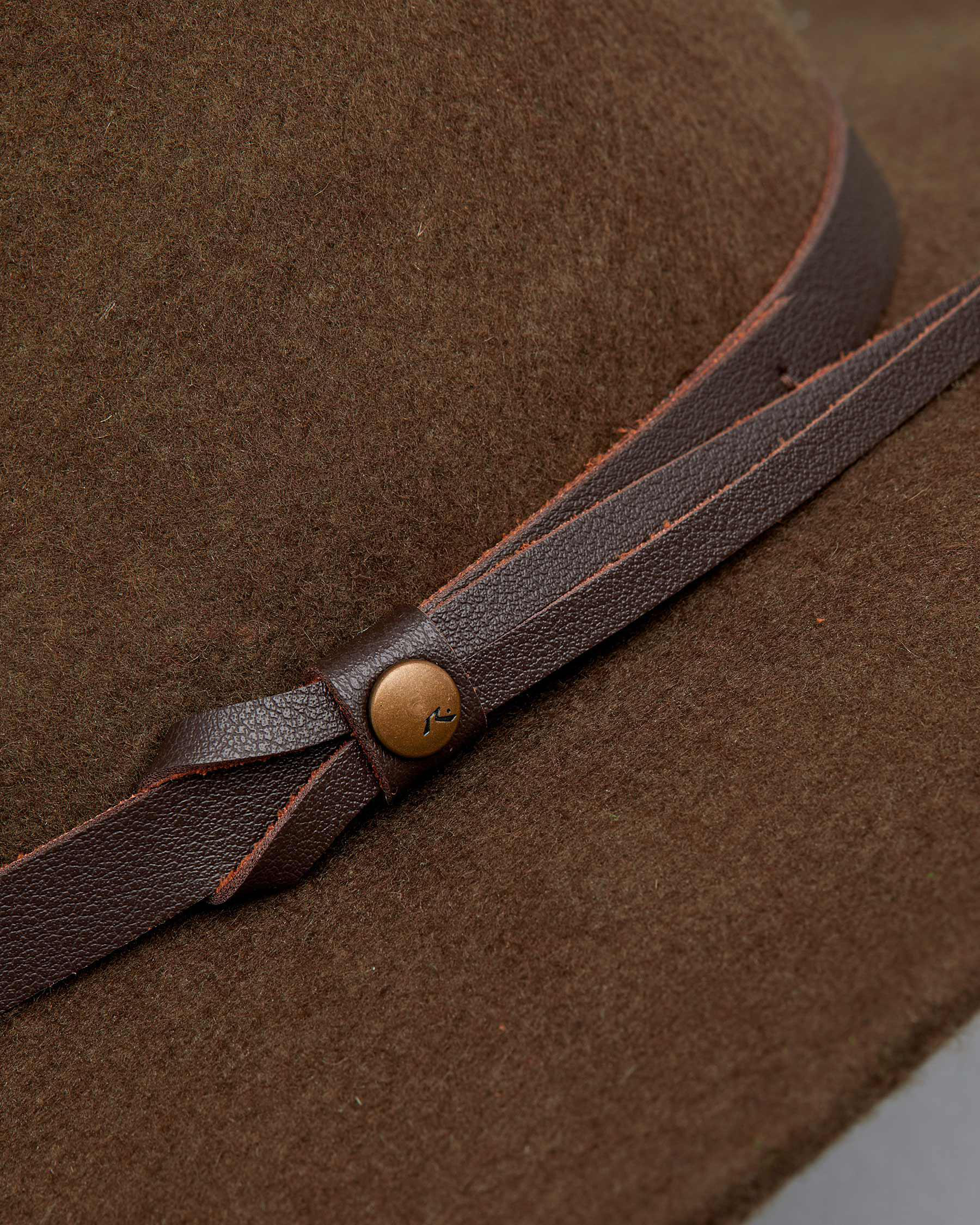 Shop Rusty Ned Felt Hat In Portobello - Fast Shipping & Easy Returns ...