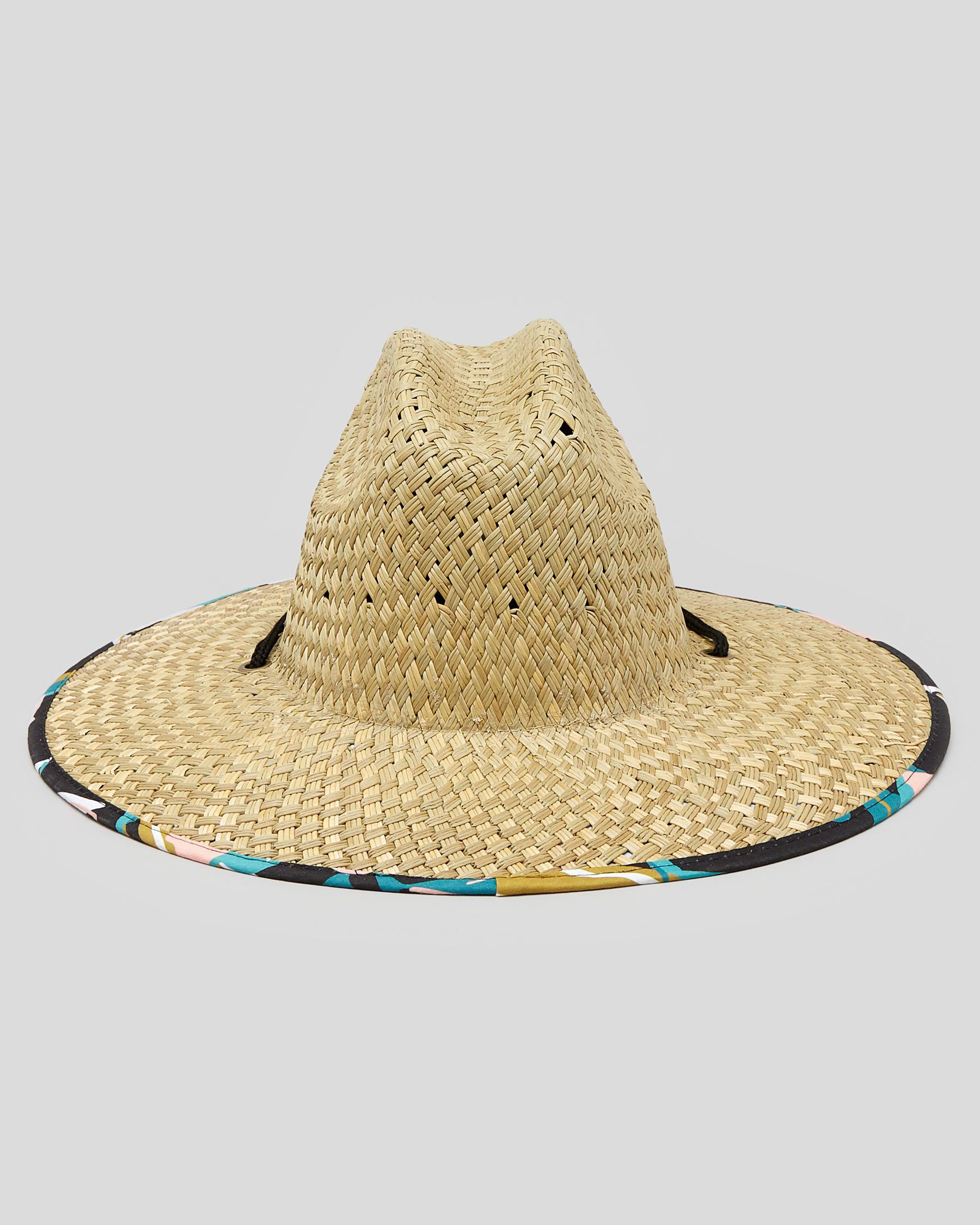 Shop Roxy Pina To My Colada Panama Hat In Anthracite Paradiso - Fast ...
