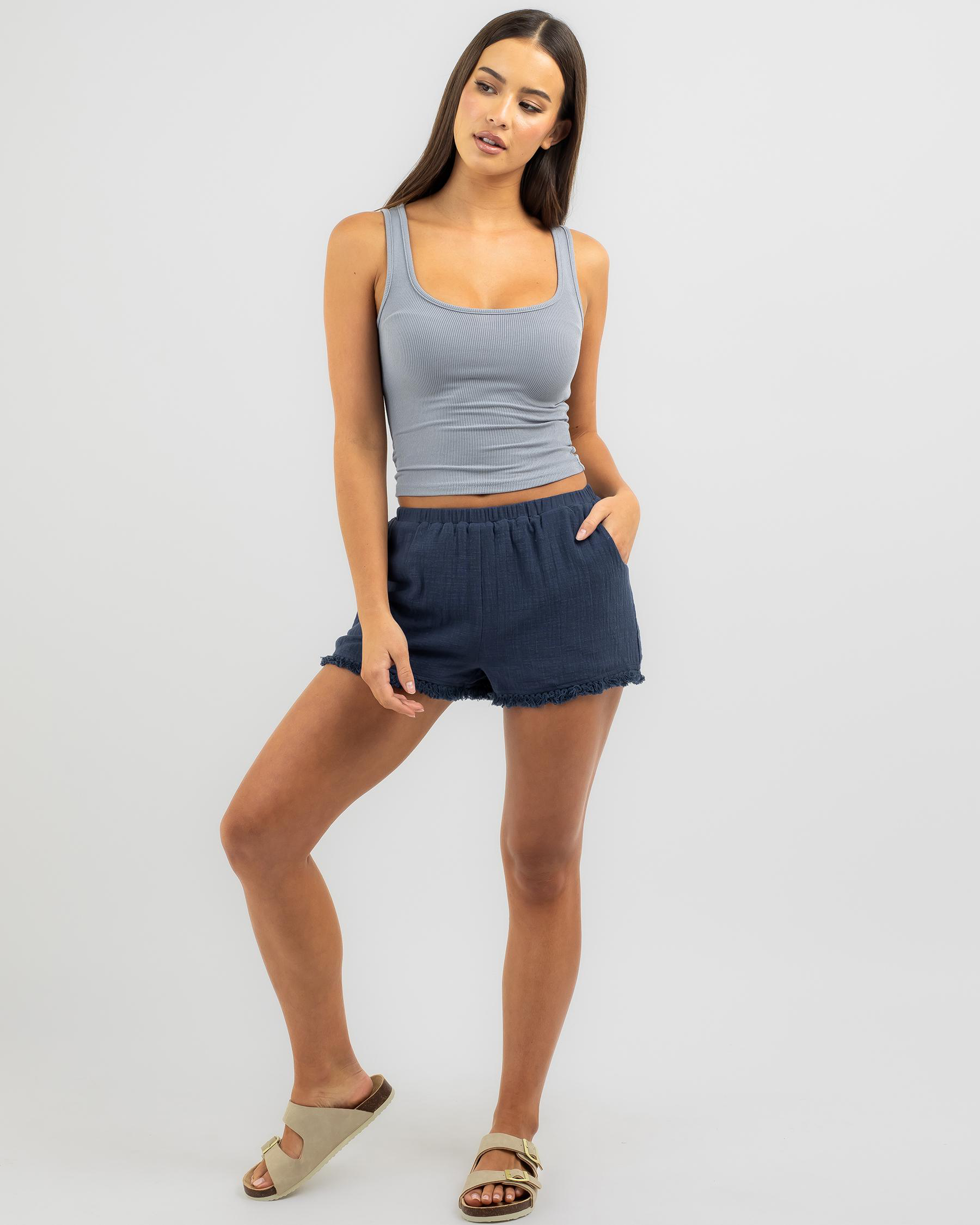 Shop Mooloola Ocean Shorts In Navy - Fast Shipping & Easy Returns ...