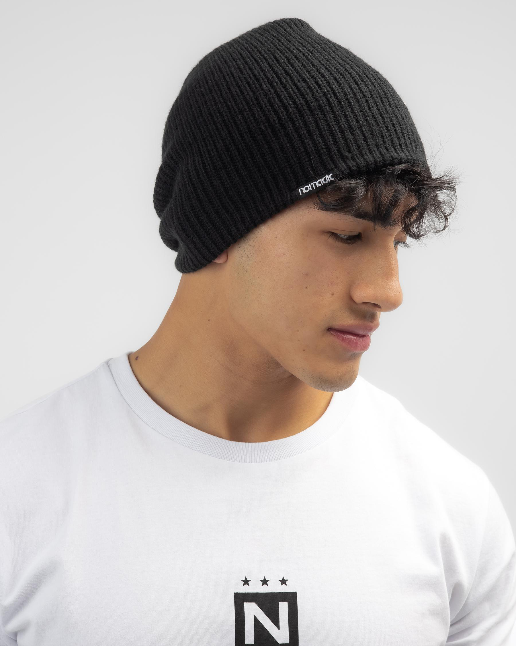 Shop Nomadic Paradise Frozen Beanie In Jet Black - Fast Shipping & Easy ...