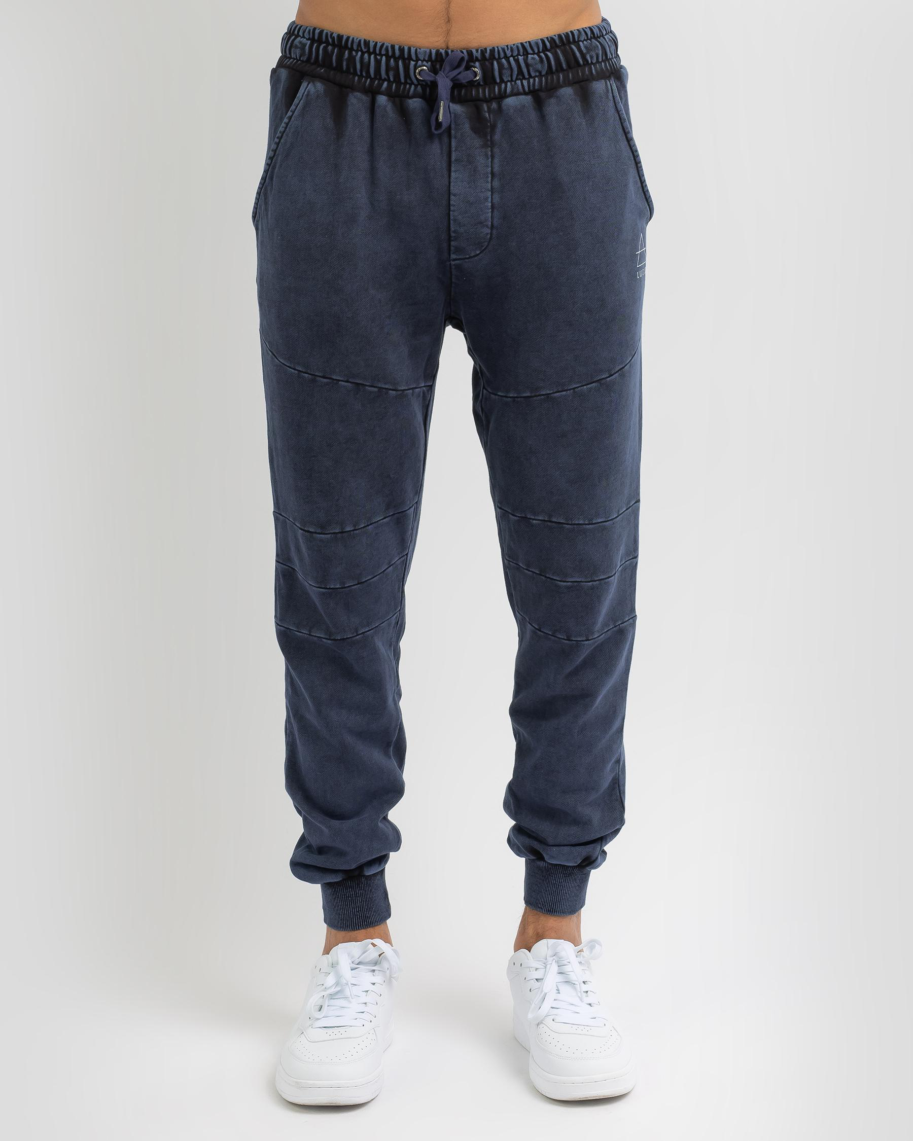 Shop Lucid Advance Track Pants In Navy - Fast Shipping & Easy Returns ...