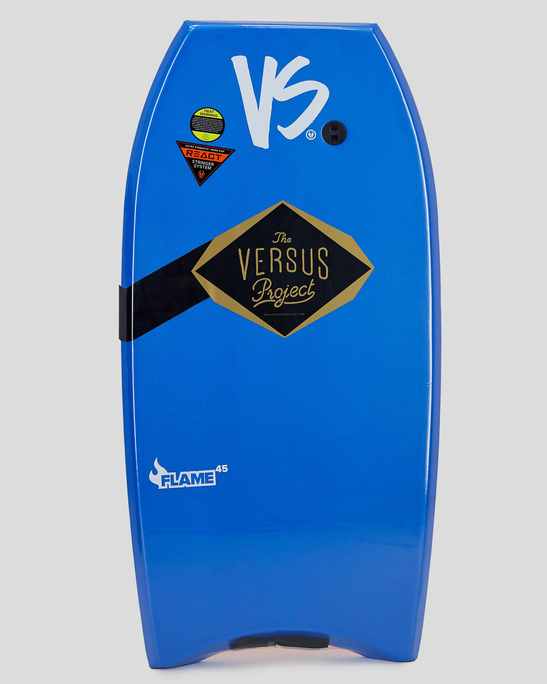 Shop Versus Flame 45" Bodyboard In Light Blue/fluro Red - Fast Shipping ...