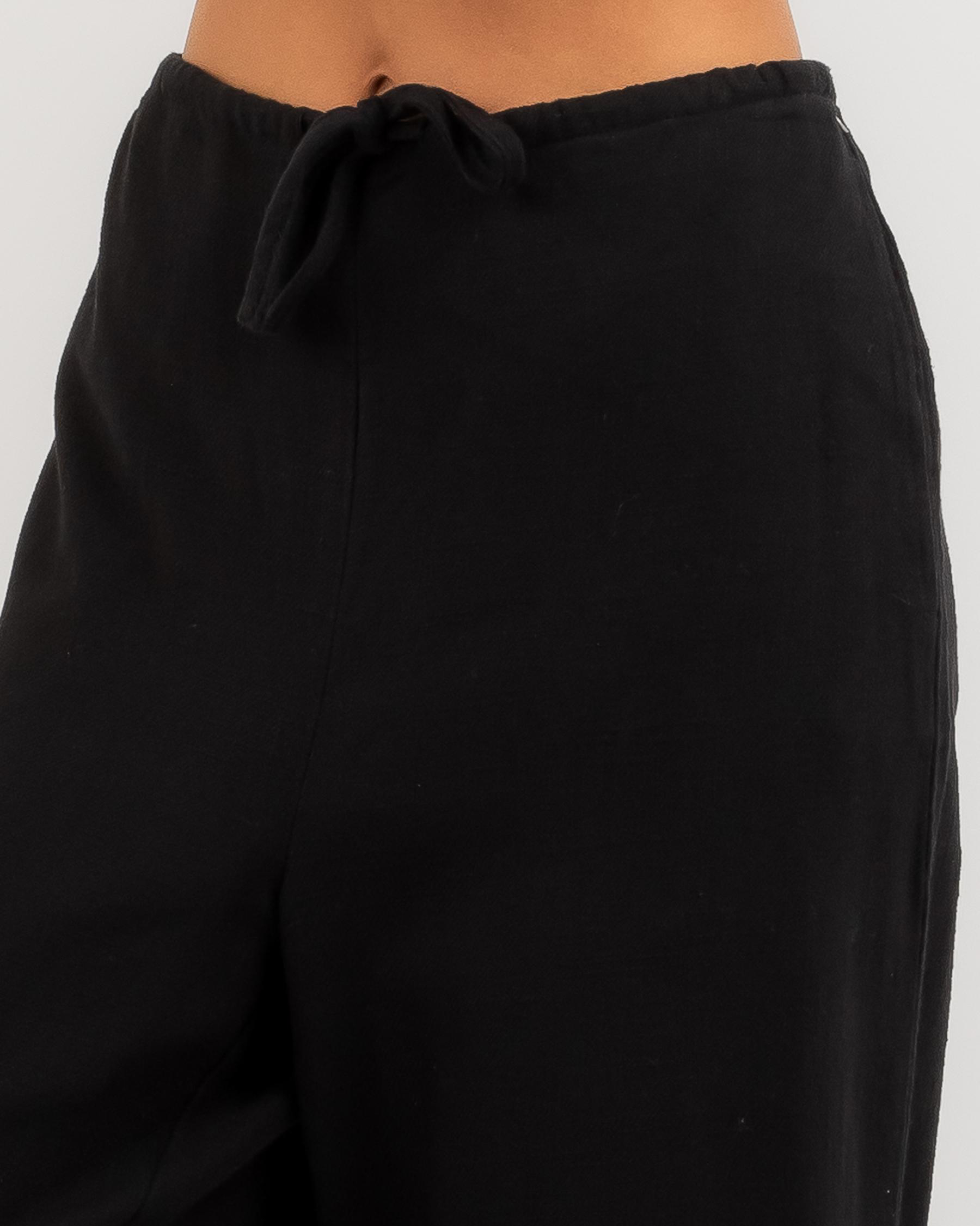 Shop Rusty Carolina Pants In Black - Fast Shipping & Easy Returns ...