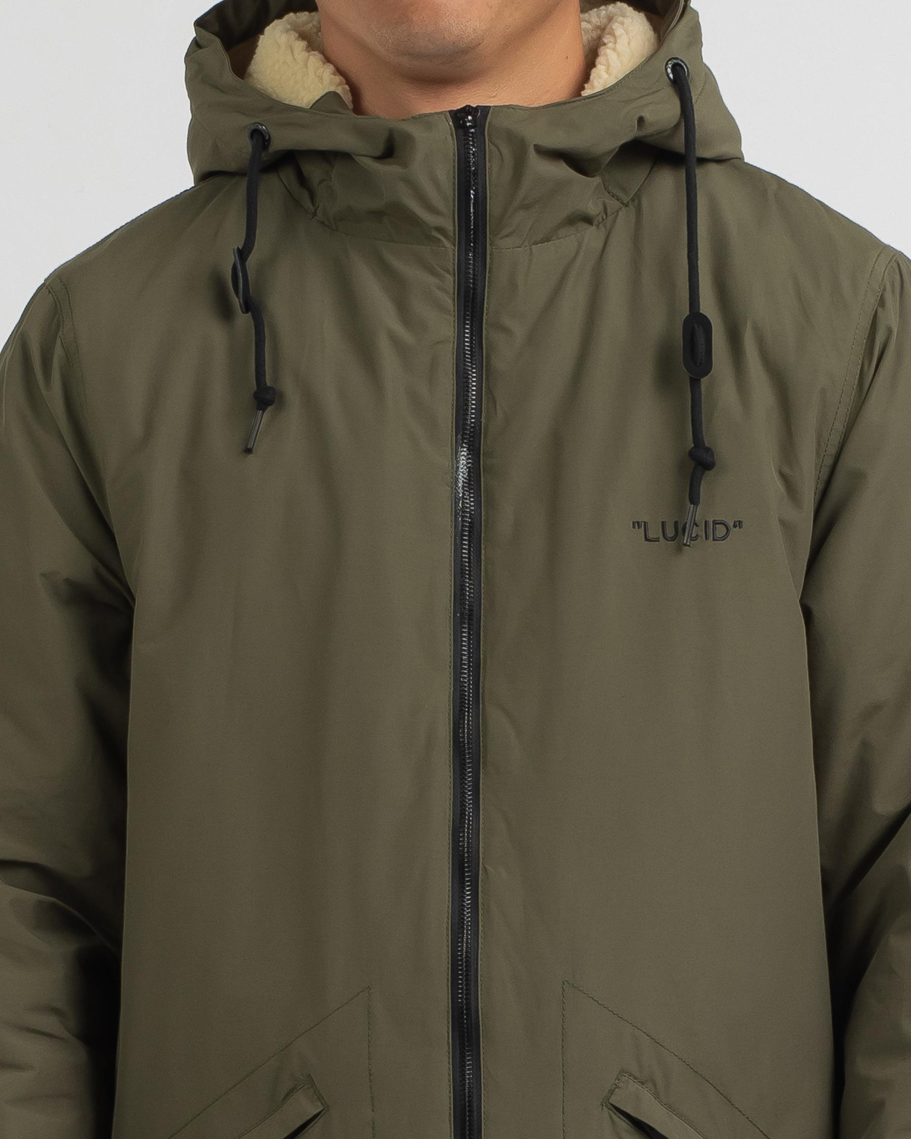 Shop Lucid Forest Hooded Jacket In Green - Fast Shipping & Easy Returns ...