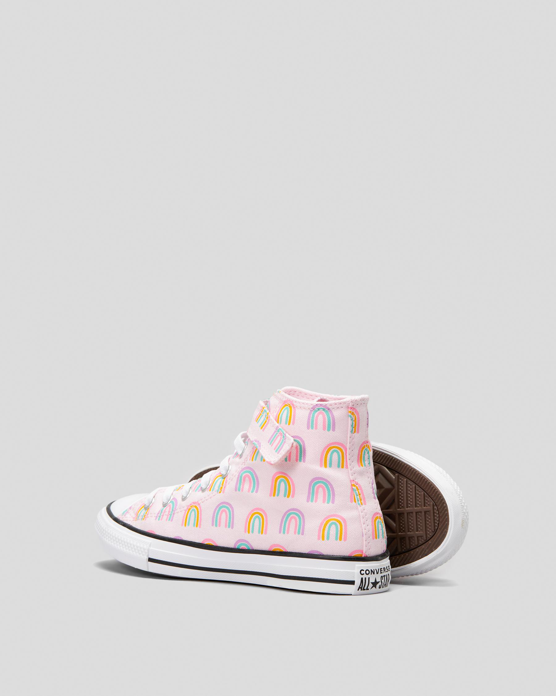 Shop Converse Girls' Chuck Taylor All Star Easy On Rainbow Shoes In ...
