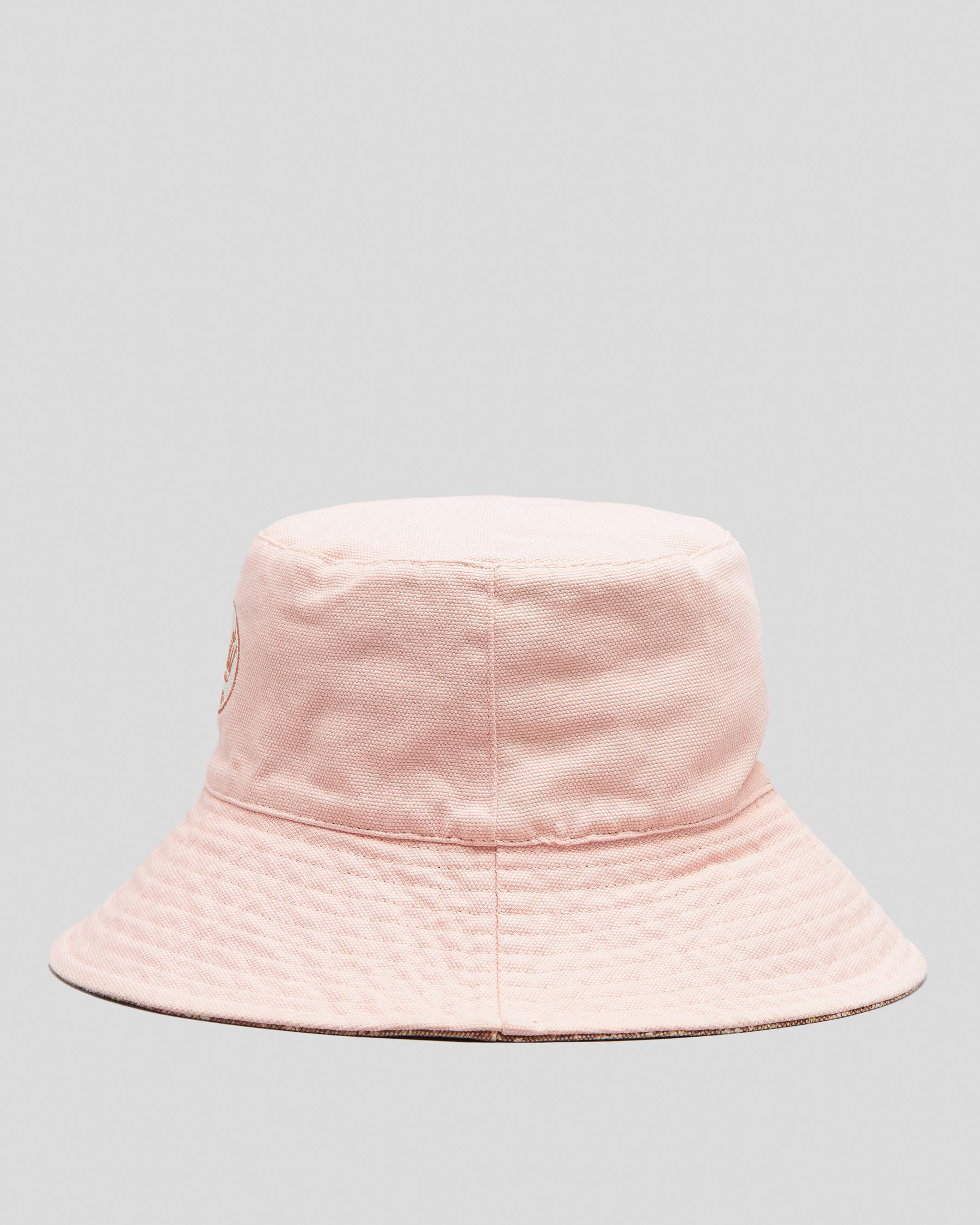 Shop Rusty Vacay Time Reversible Bucket Hat In Vintage Pink - Fast ...