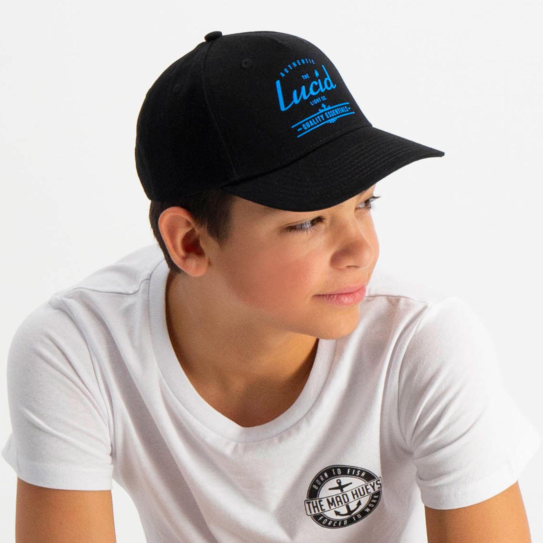 Shop Lucid Boys' Wedge Cap In Black/cyan - Fast Shipping & Easy Returns ...