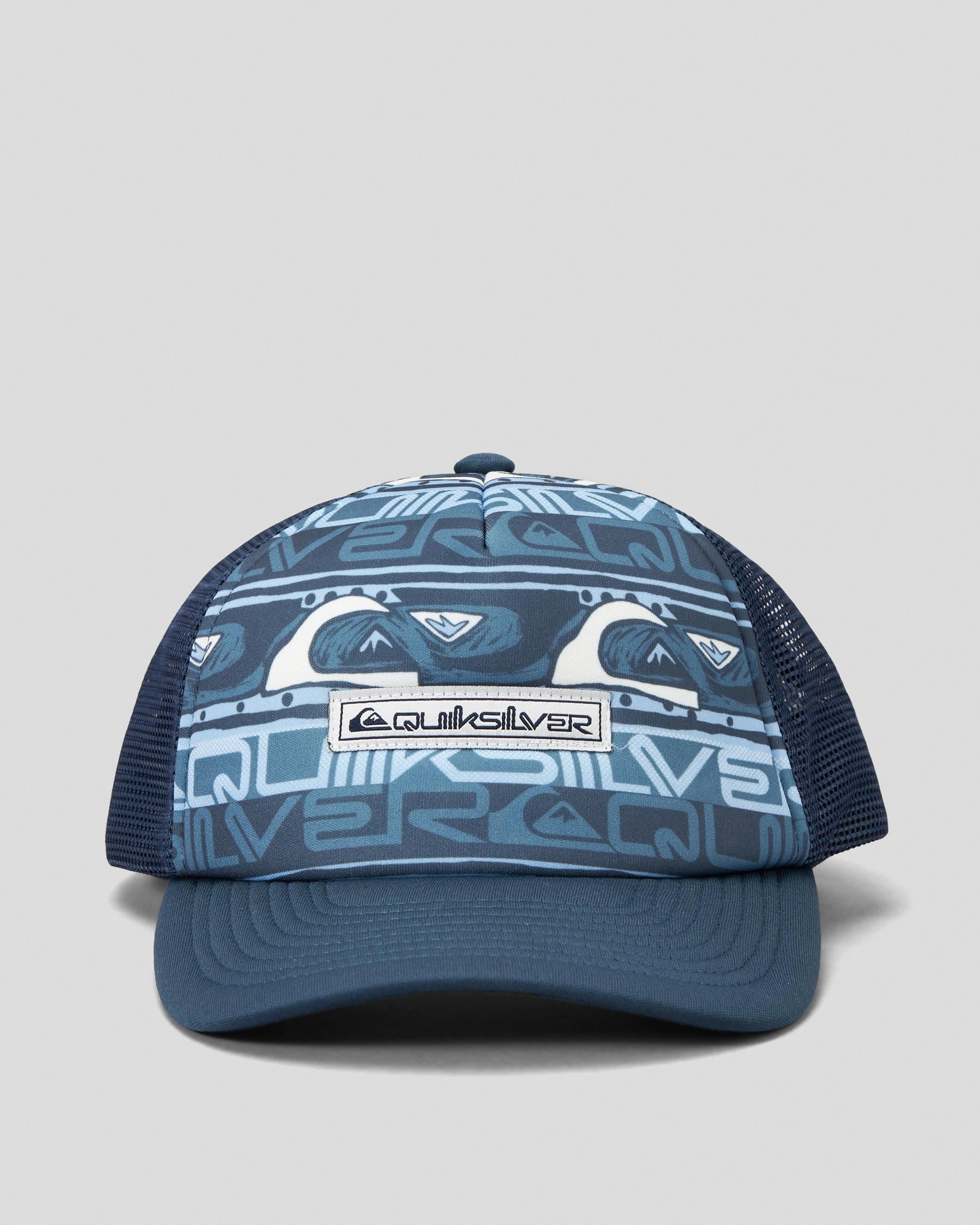 Quiksilver Toddlers' Emu Coop Cap In Clear Sky - FREE* Shipping & Easy ...