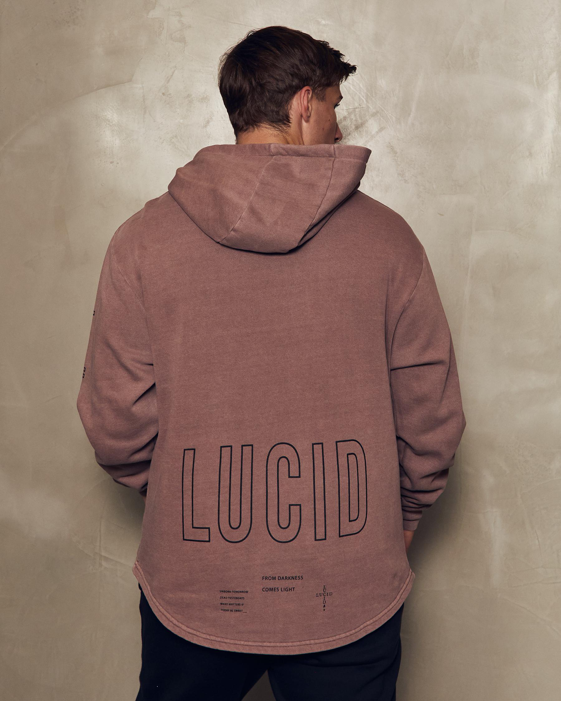 Lucid Perpetual Hoodie In Mauve Overdye | City Beach Australia