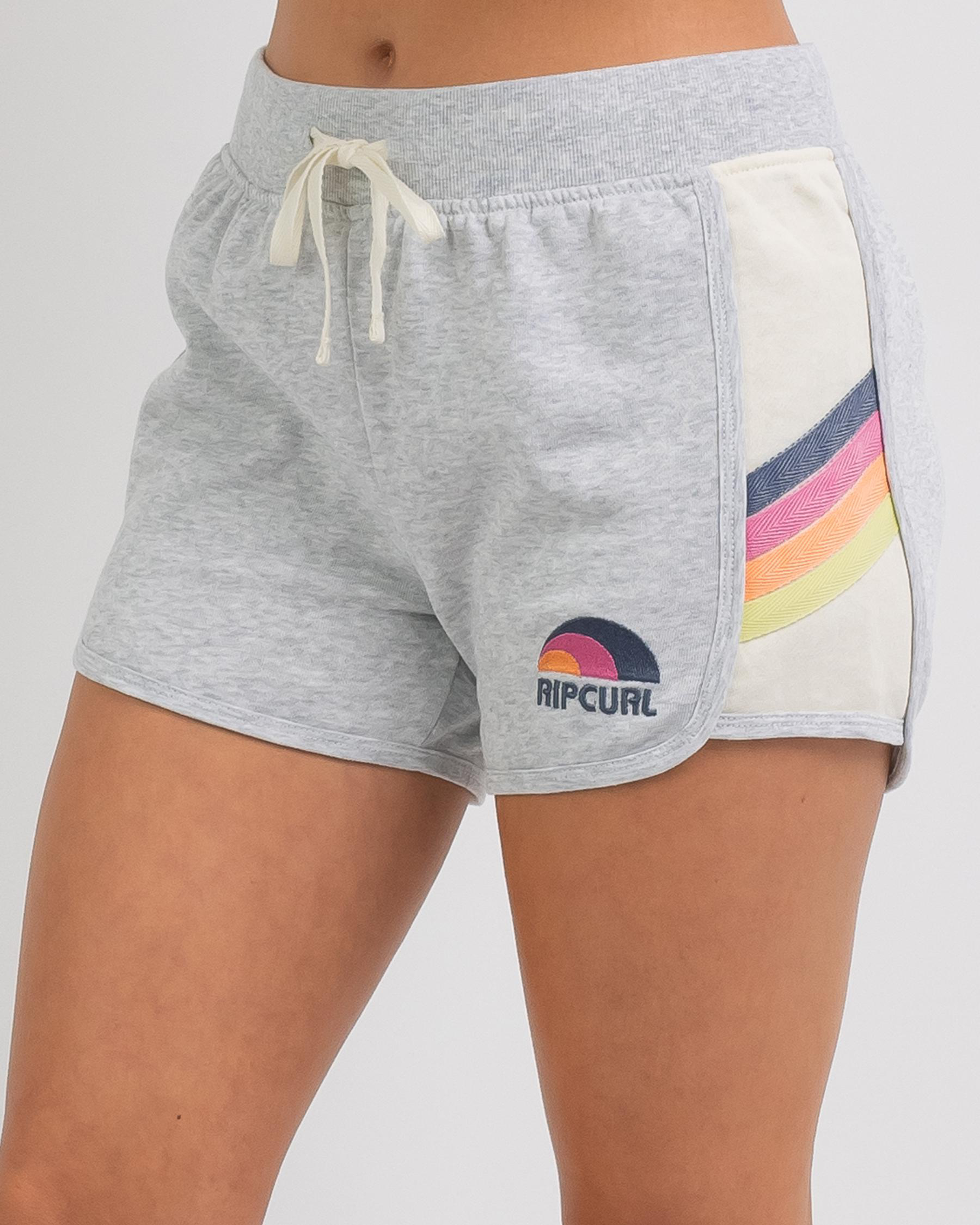 Shop Rip Curl Surf Revival Wave Shorts In Light Grey Heather - Fast ...